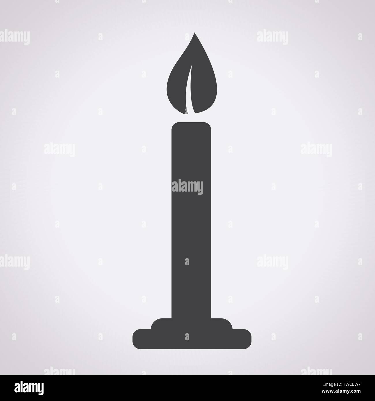 Candle flame painting Stock Vector Images - Alamy