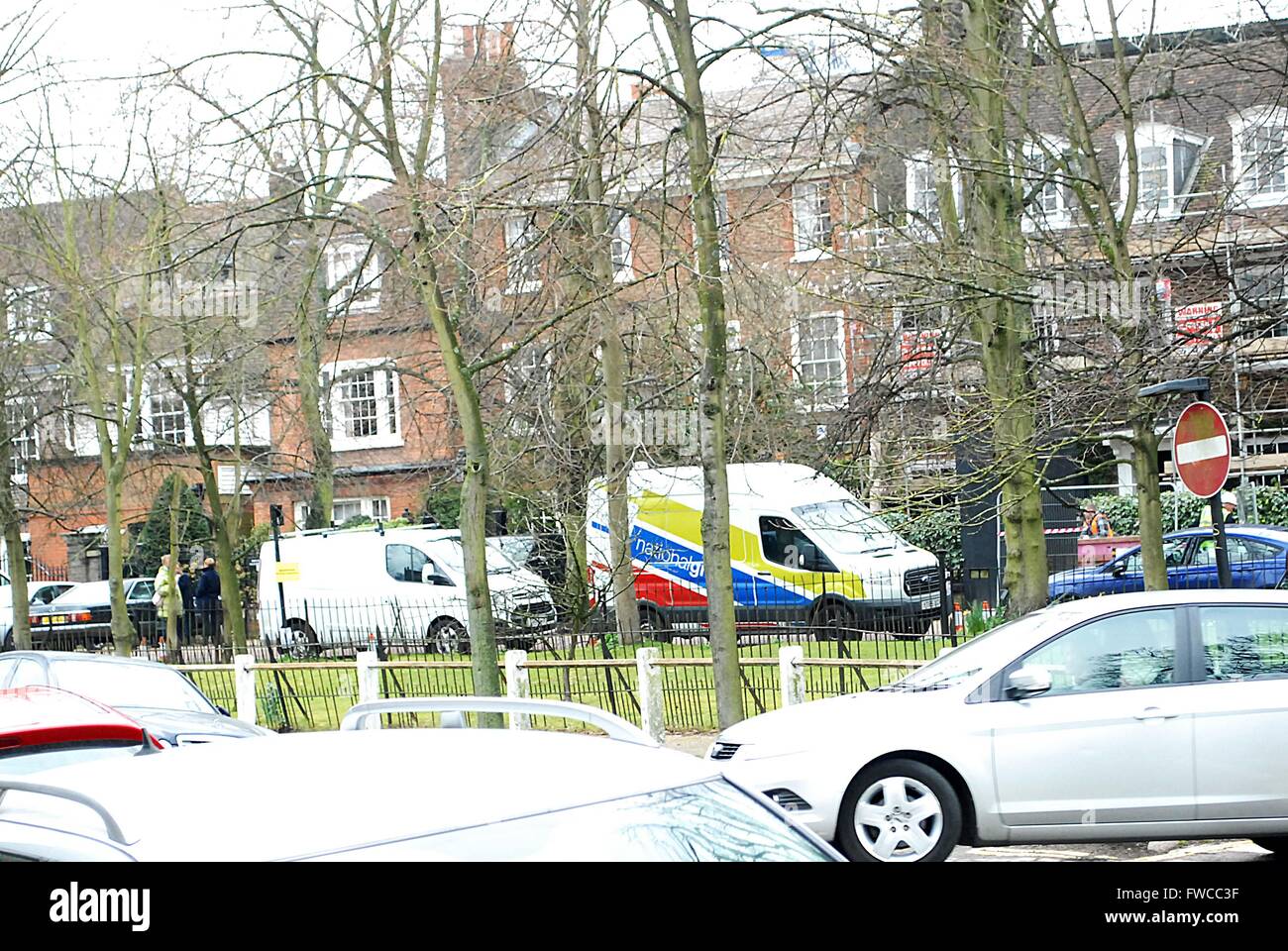 London, UK, 1st March, 2016. Maintenance Road Work Carried at The Grove ...