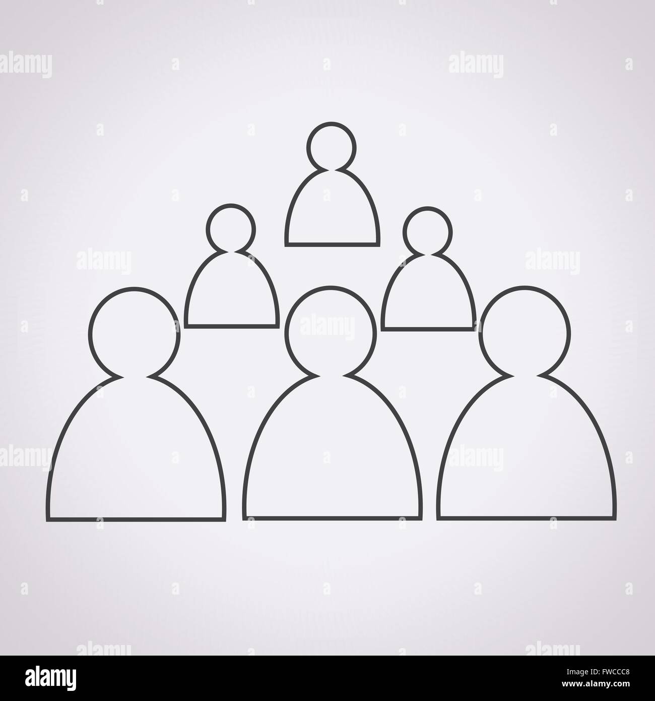 Group of people icon Stock Vector Image & Art - Alamy