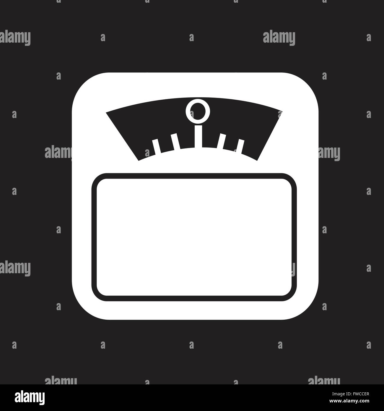Weight Scale Icon Stock Vector Image & Art - Alamy