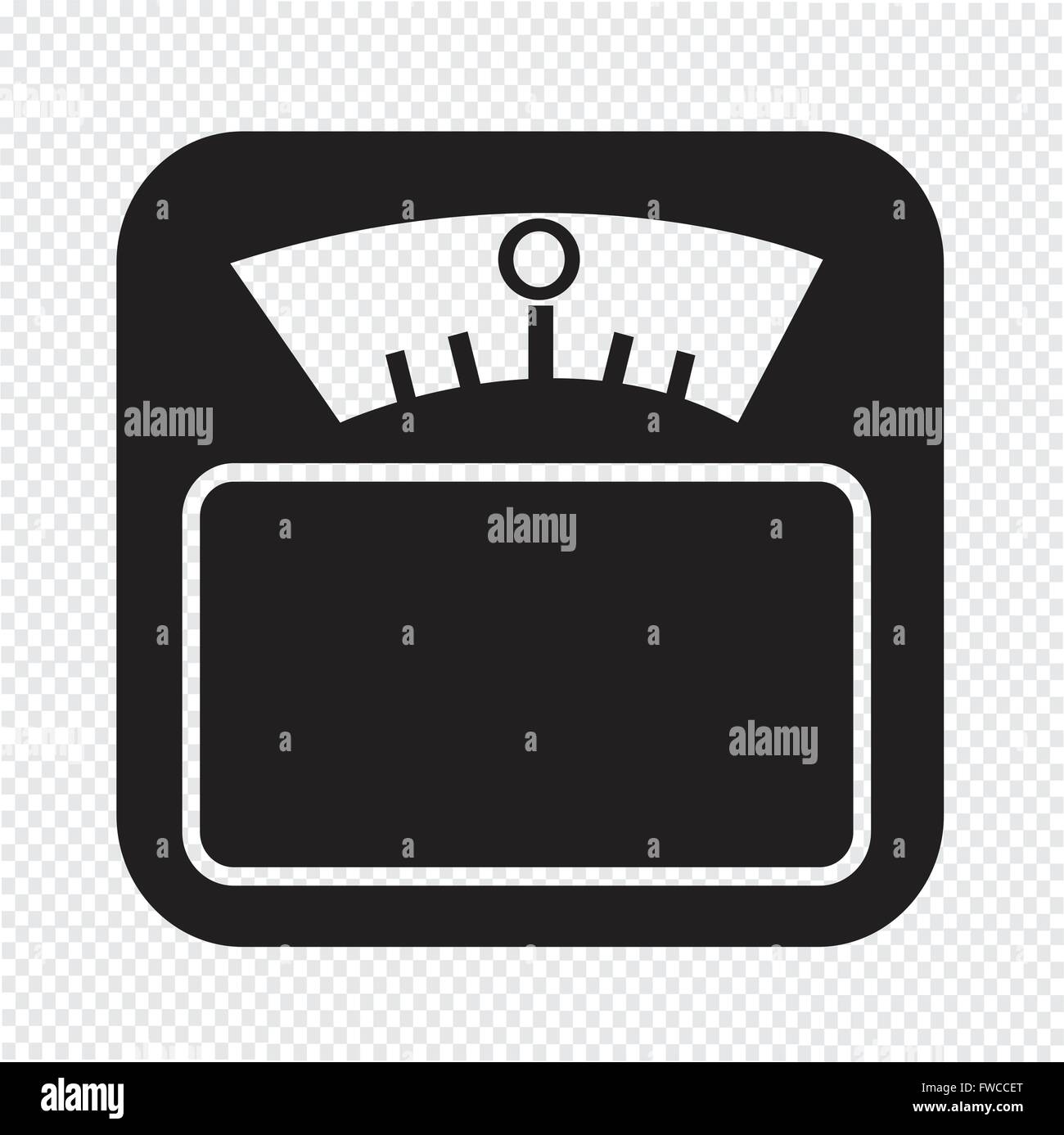 Weight Scale Icon Stock Vector Image & Art - Alamy