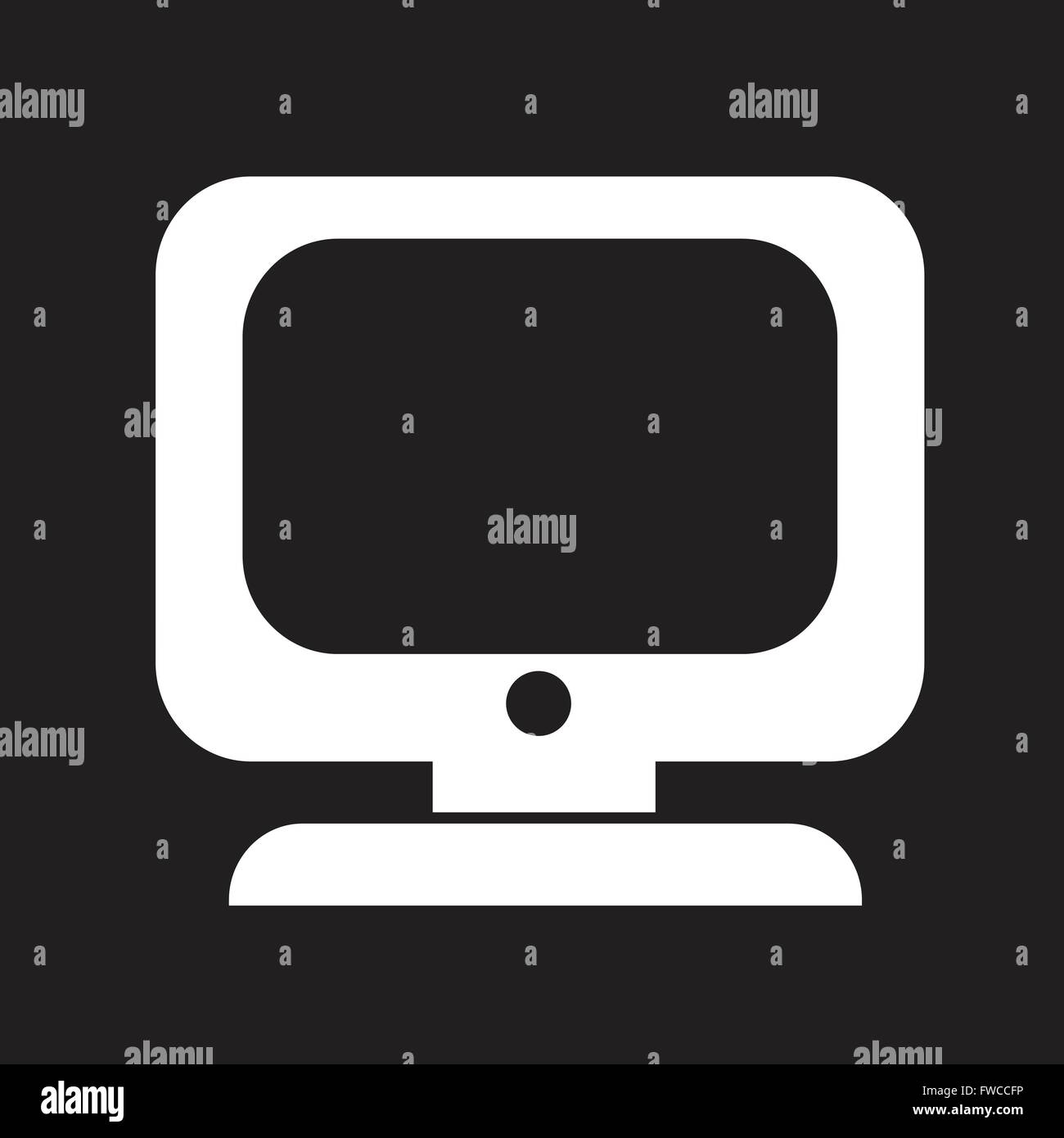 desktop computer icon Stock Vector Image & Art - Alamy
