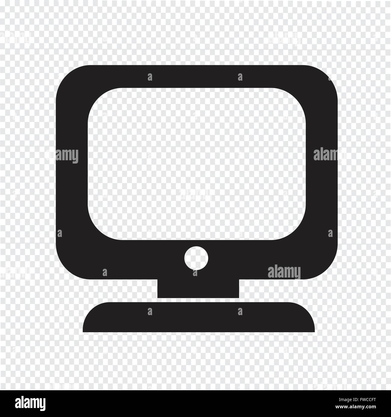 desktop computer icon Stock Vector Image & Art - Alamy