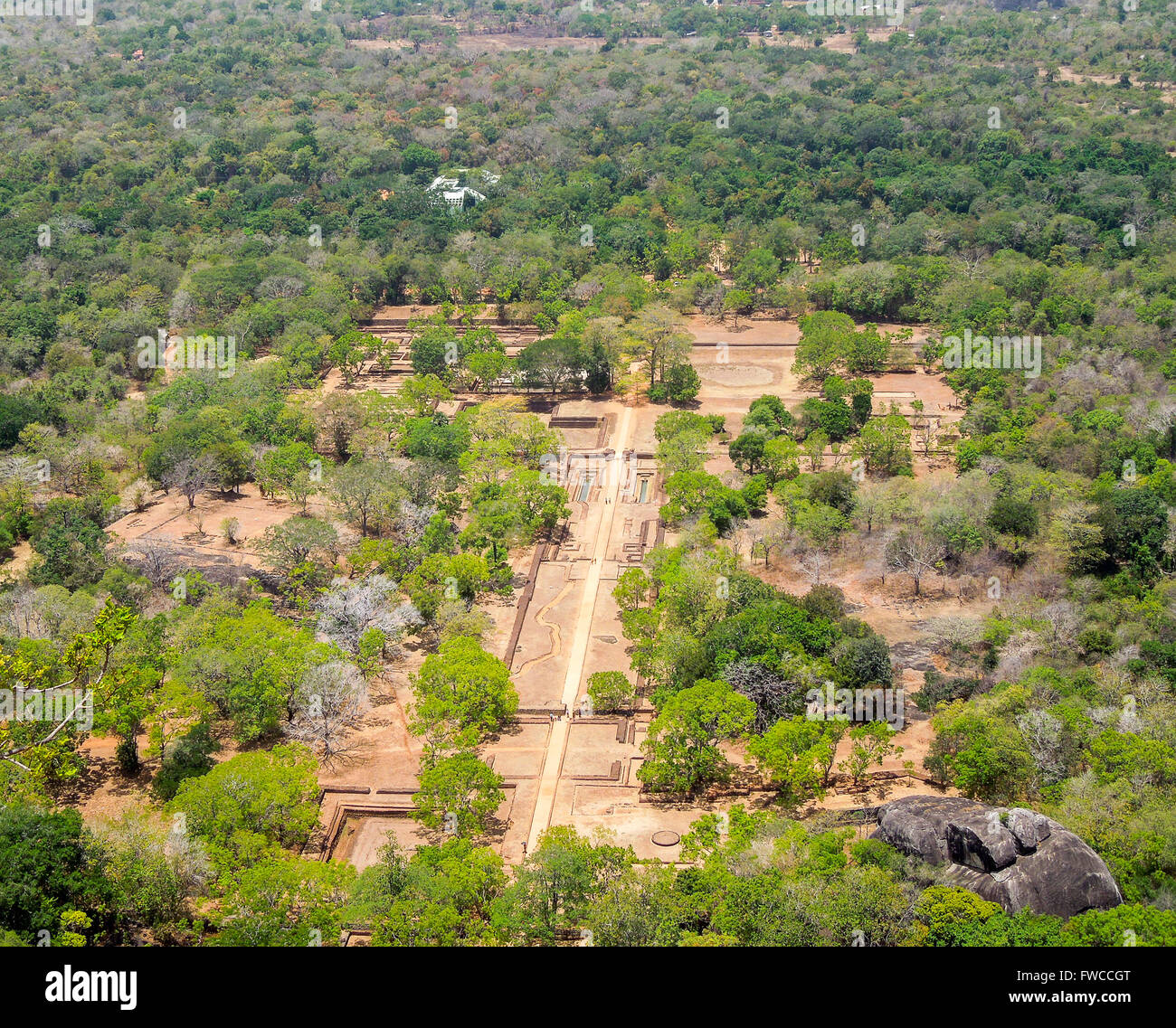 Sigiriya sri lanka aerial view hi-res stock photography and images - Alamy