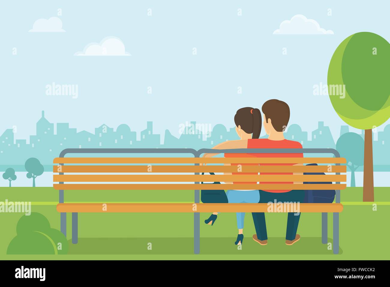 Man sitting in park clipart hi-res stock photography and images - Alamy