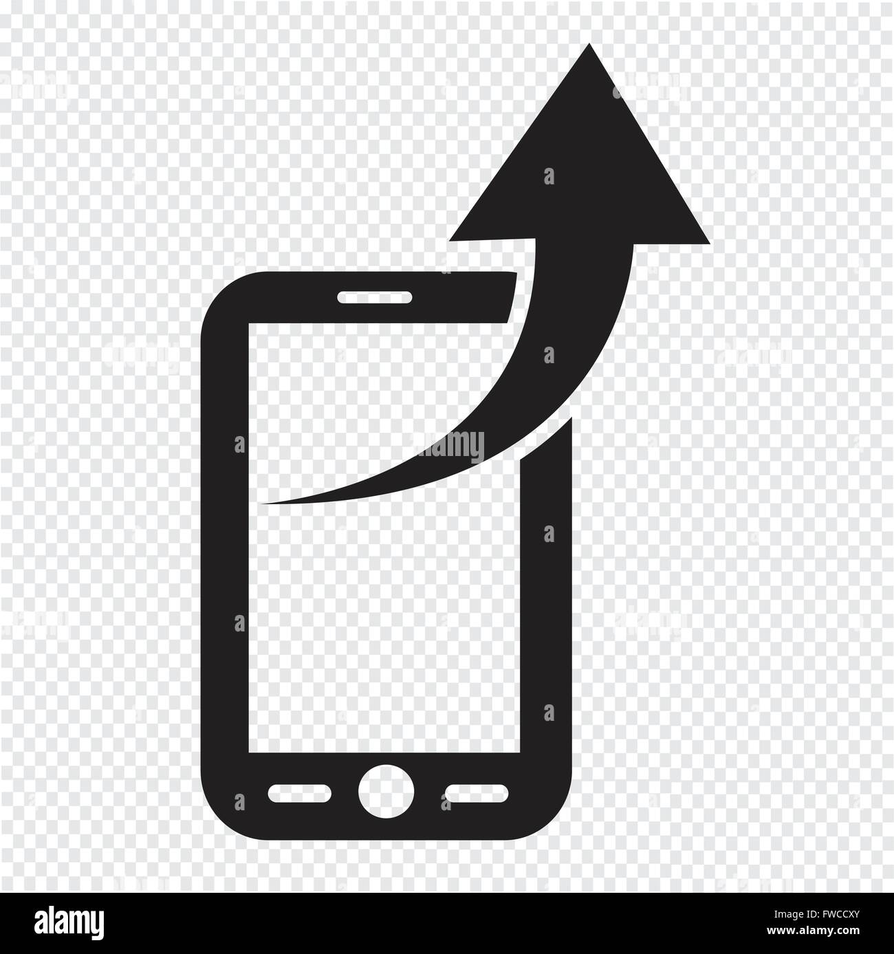 Mobile Phone Icon Stock Vector Image & Art - Alamy