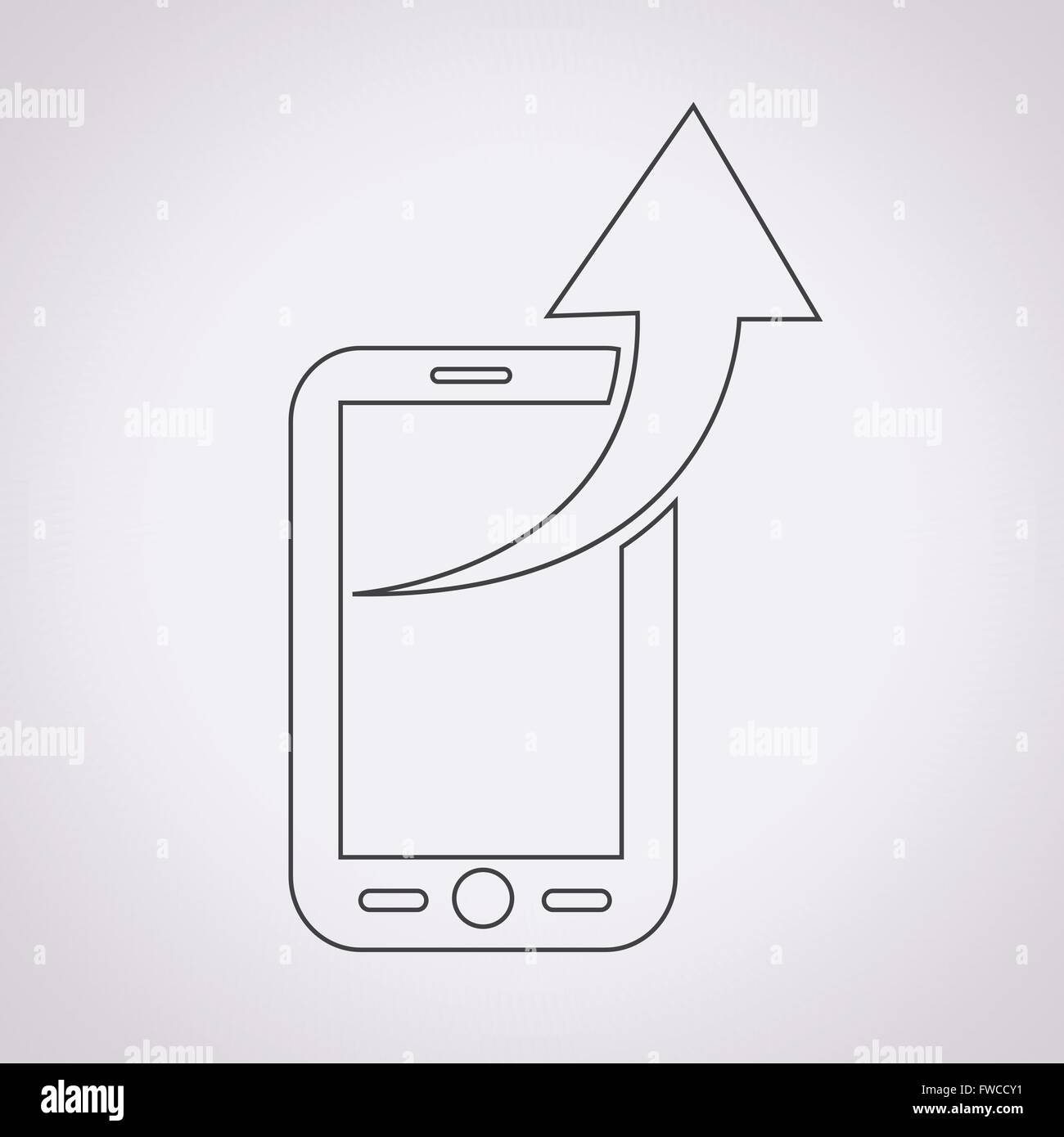 Mobile Phone Icon Stock Vector Image & Art - Alamy