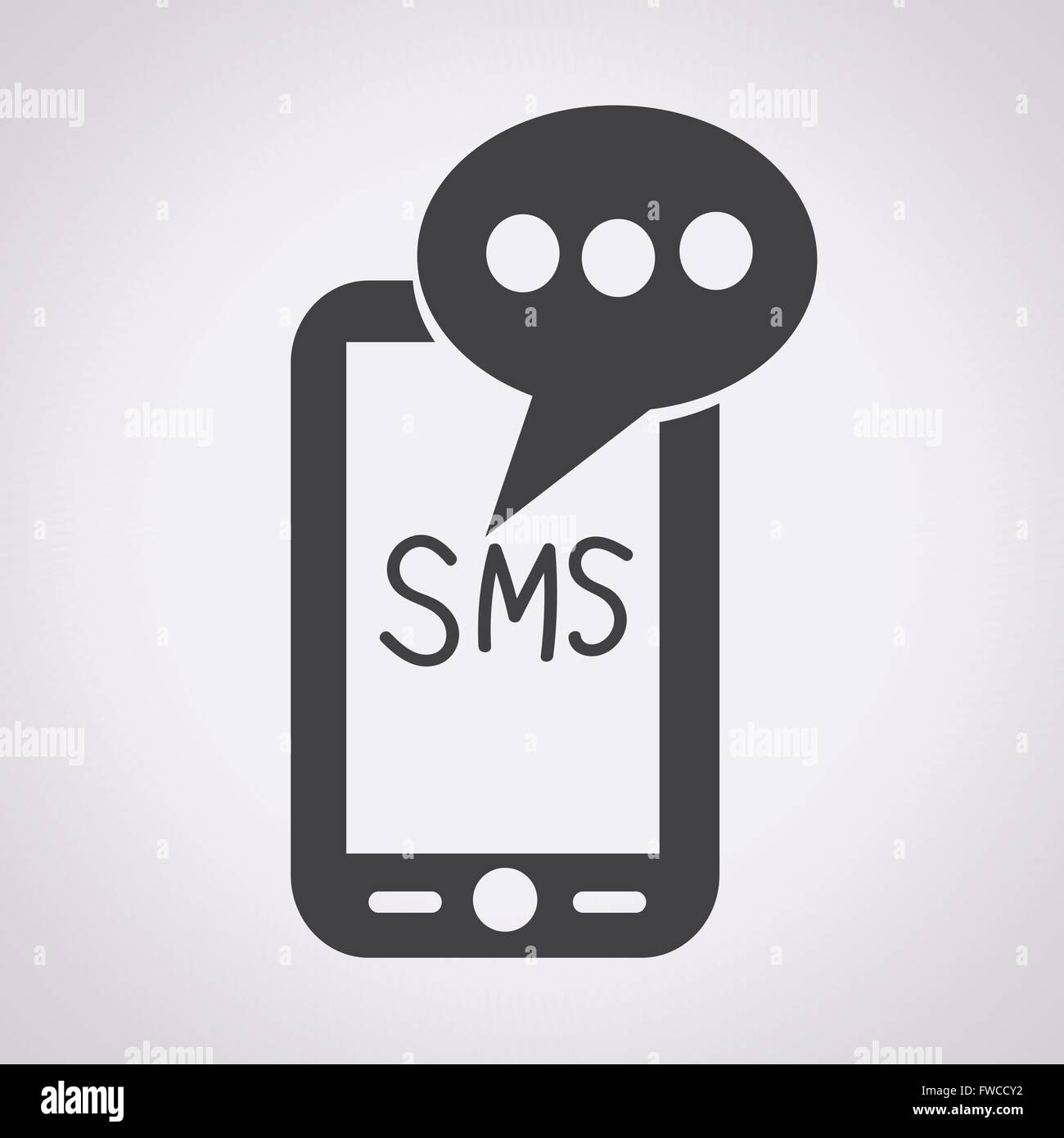 Mobile sms text message mail icon Stock Vector Image & Art - Alamy