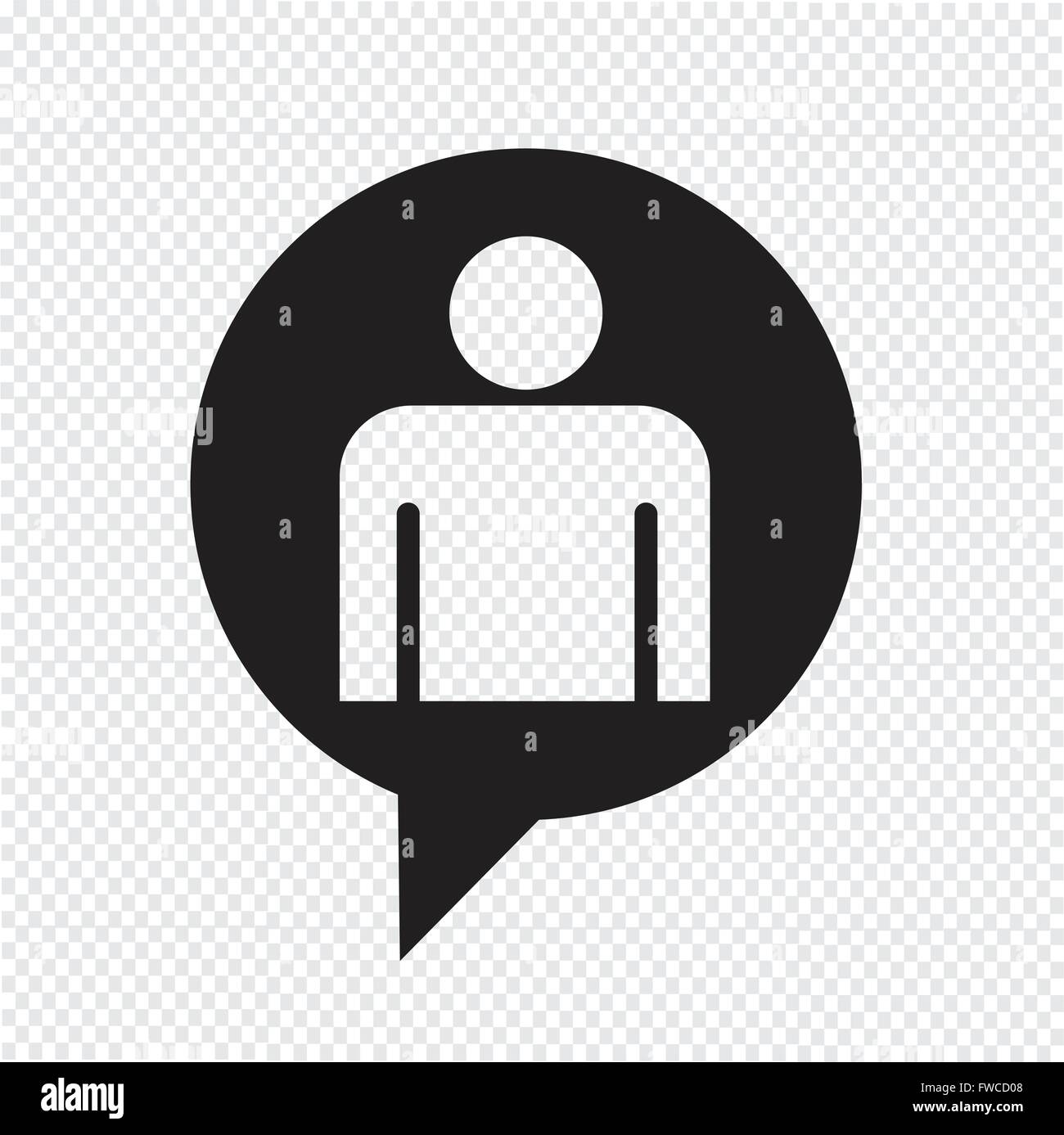 Person symbol , User sign icon Stock Vector Image & Art - Alamy