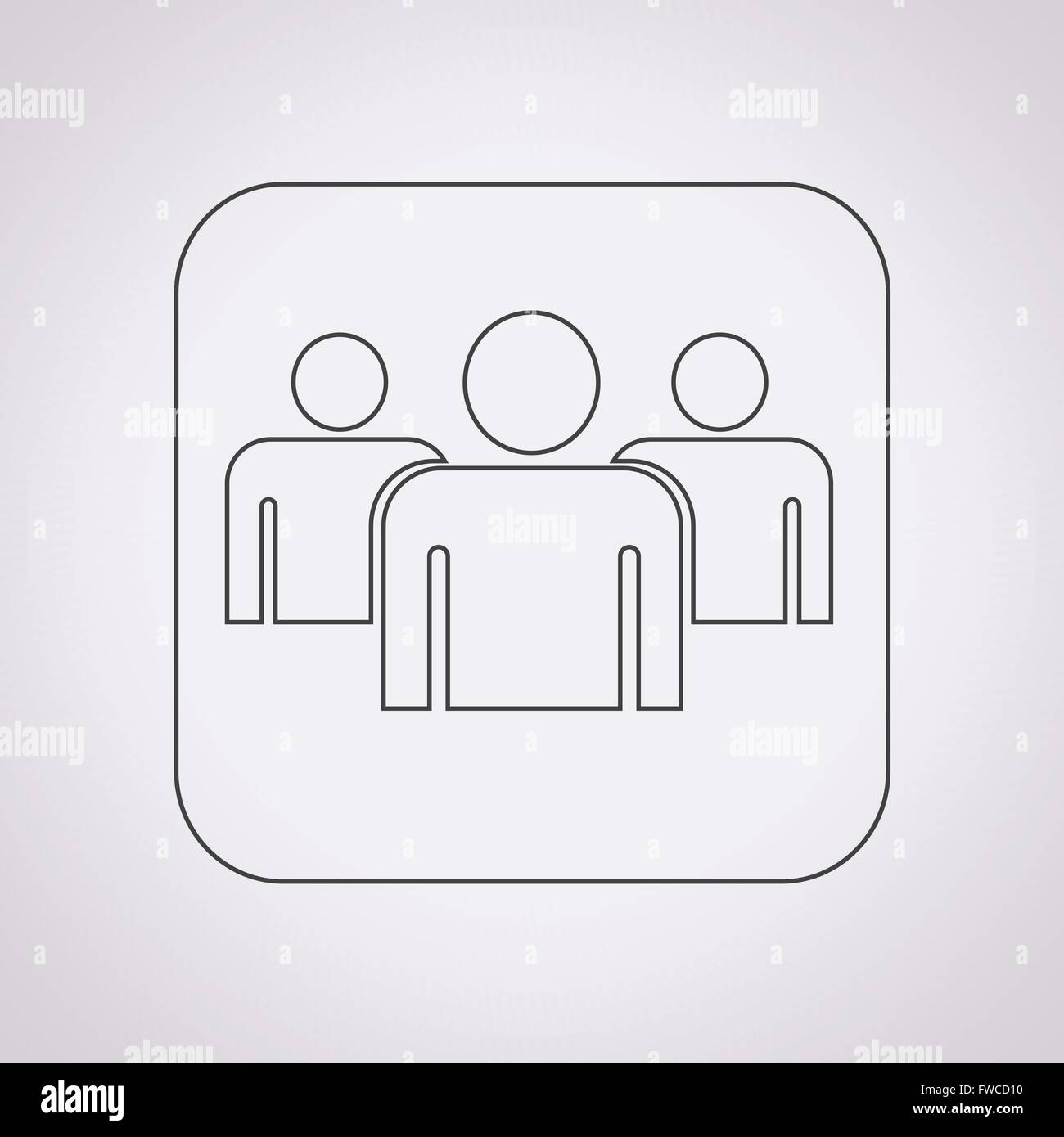 Group people sign icon Stock Vector Image & Art - Alamy