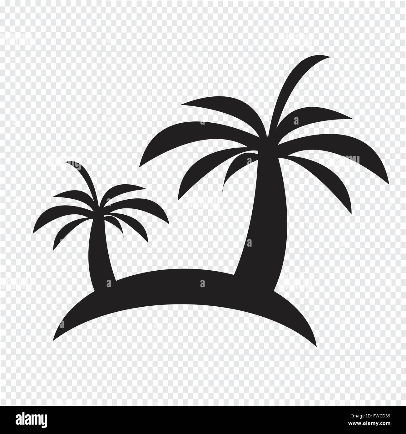 Palm Tree icon Stock Vector Image & Art - Alamy