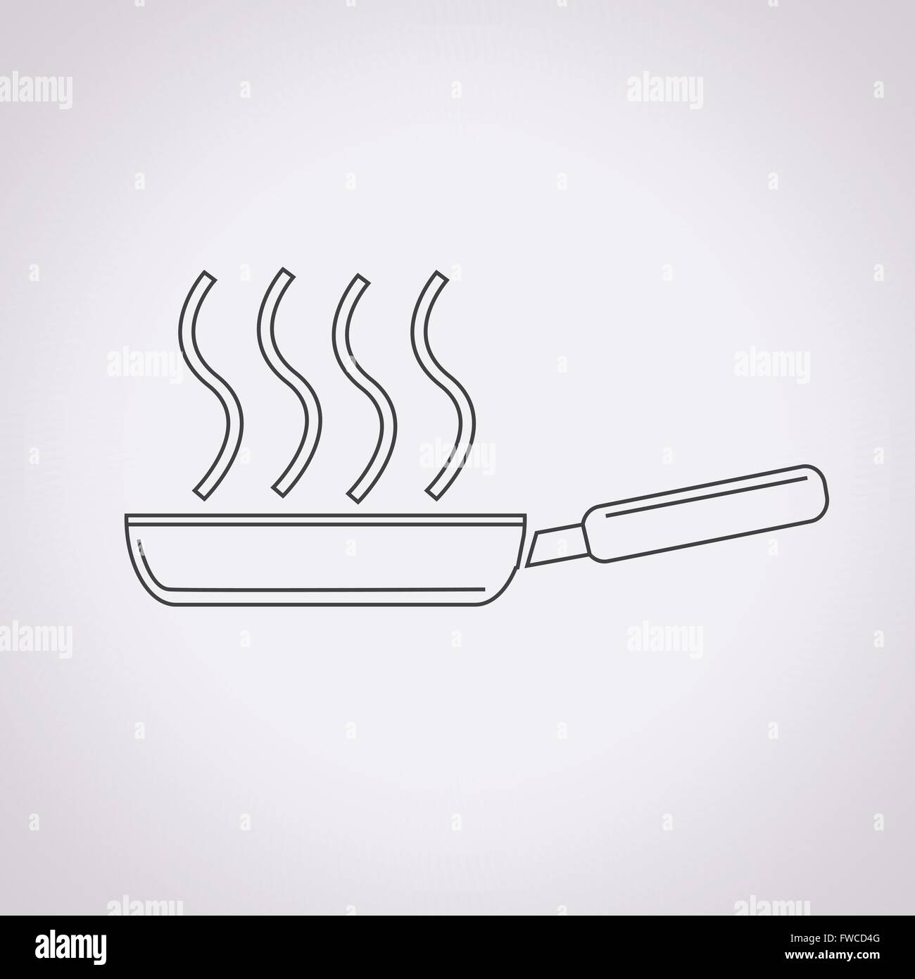 Frying pan icon Stock Vector Image & Art - Alamy