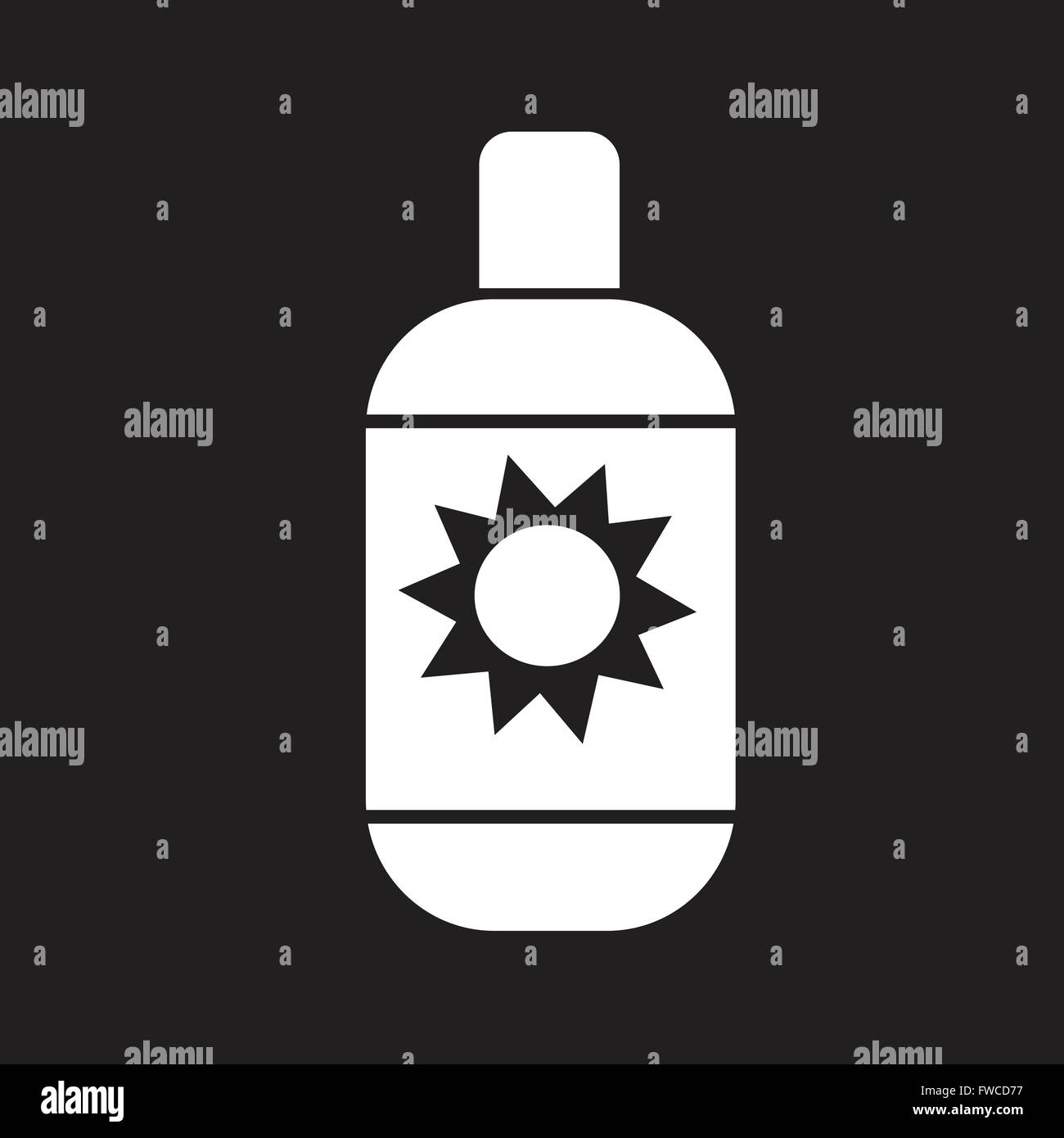 Sunscreen bottle spf 50 Stock Vector Images - Alamy