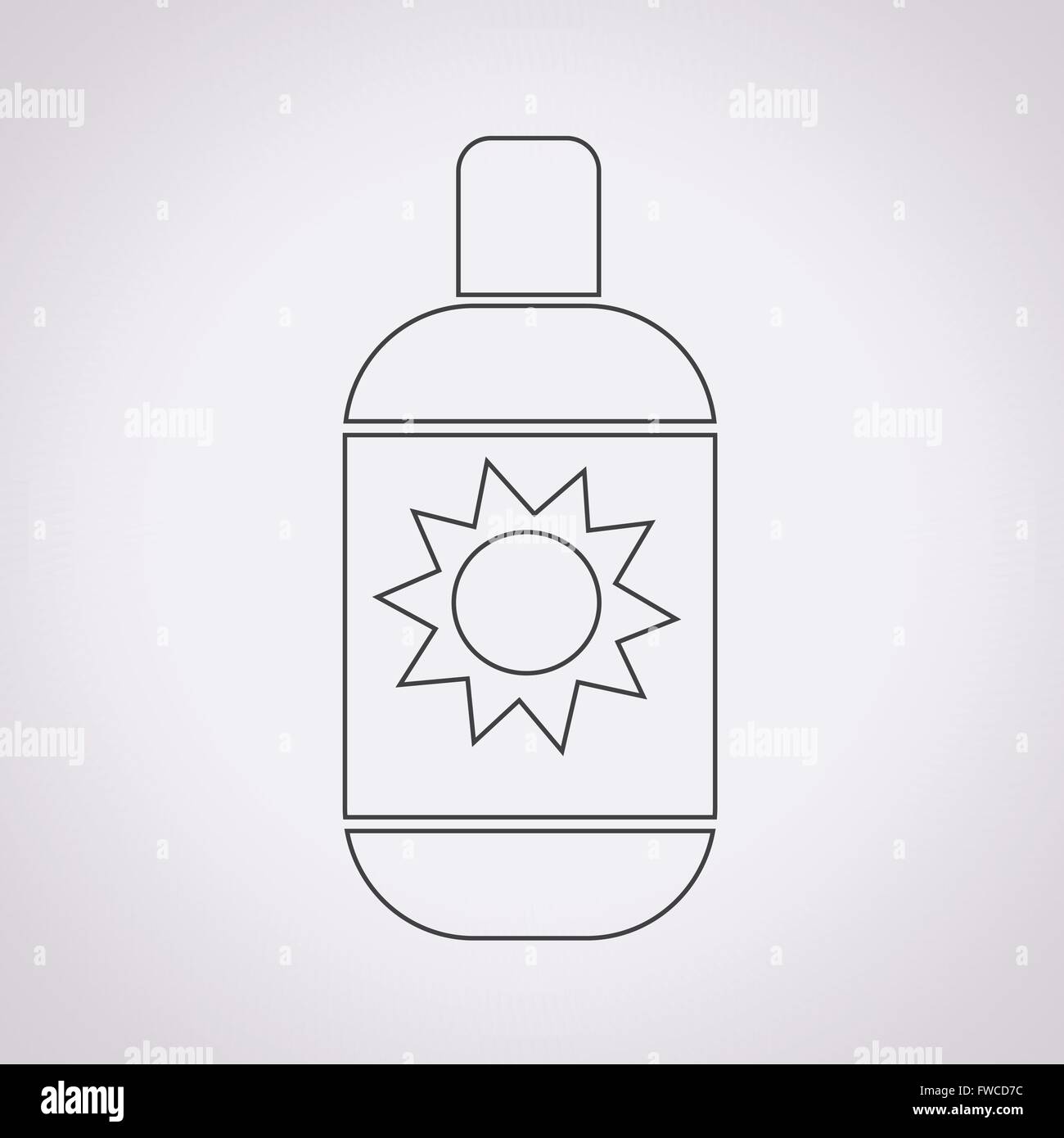 Sunscreen bottle spf 50 Stock Vector Images - Alamy