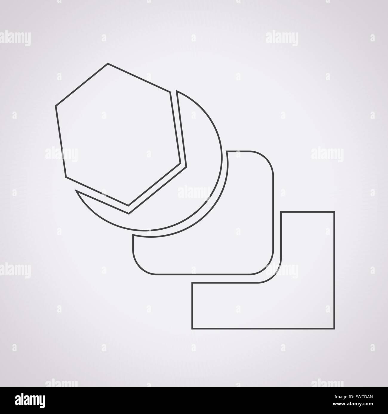 Blend Tool Icon Stock Vector Image & Art - Alamy