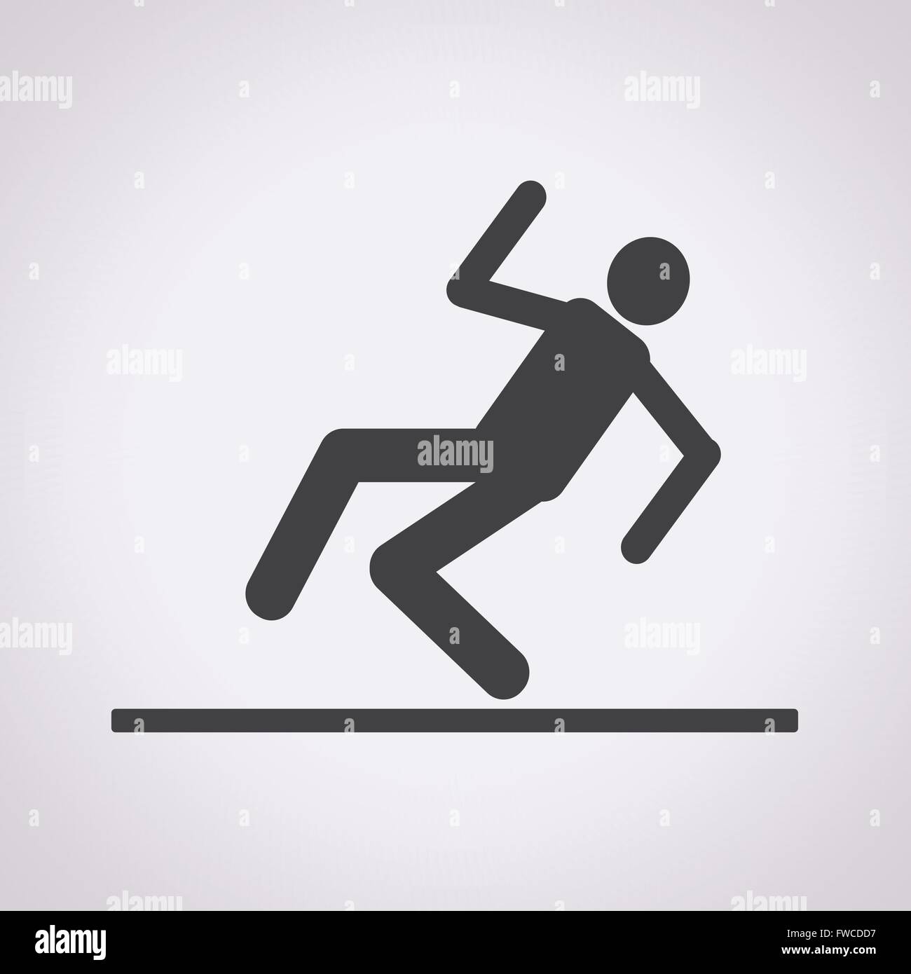 slippery floor sign icon Stock Vector Image & Art - Alamy