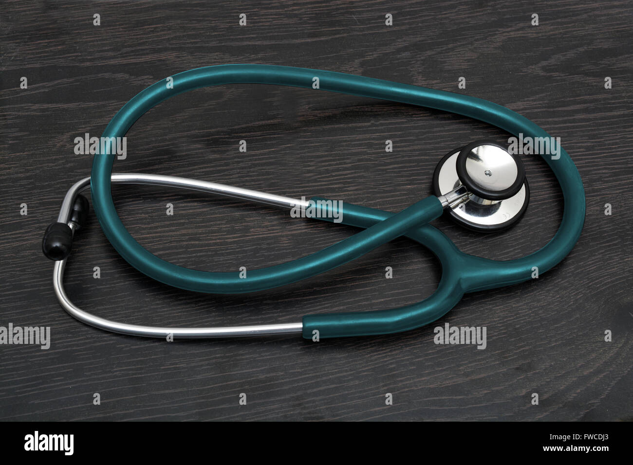 Stethoscope Isolated on wood table background Stock Photo - Alamy