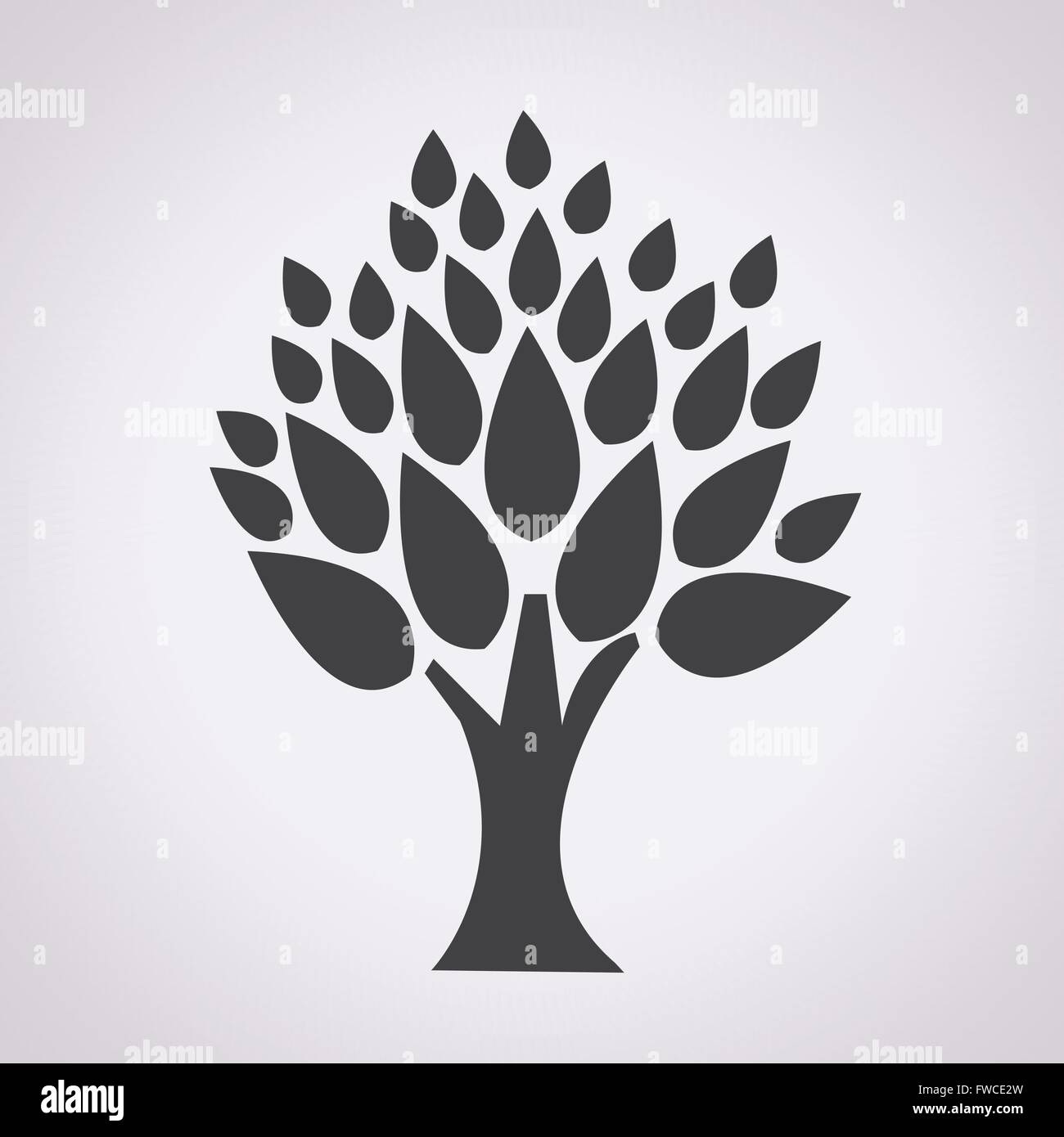 Tree symbol icon Stock Vector Image & Art - Alamy