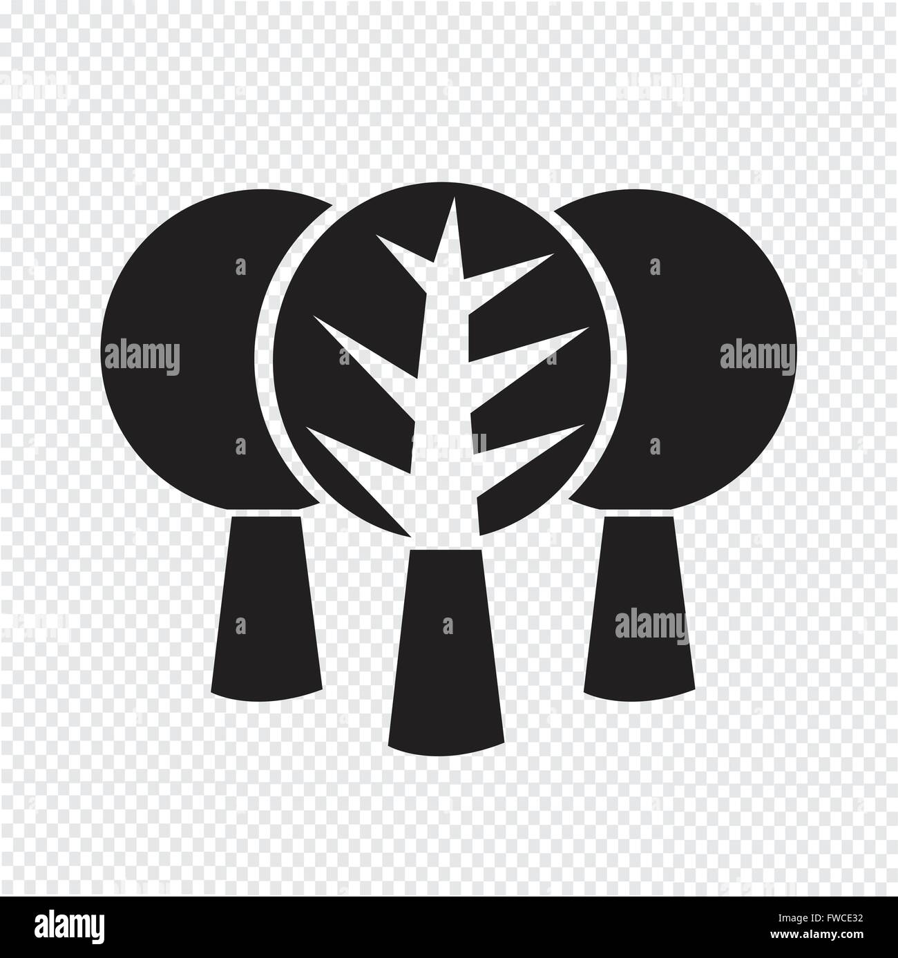 Tree symbol icon Stock Vector Image & Art - Alamy