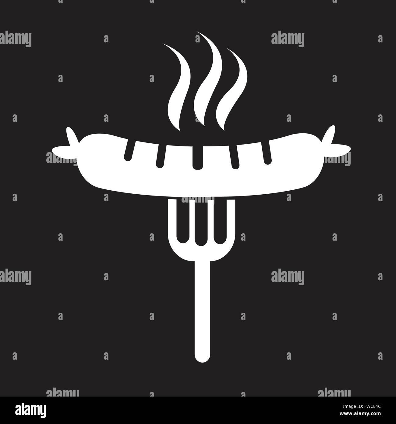 German restaurant food sausage Stock Vector Images - Alamy