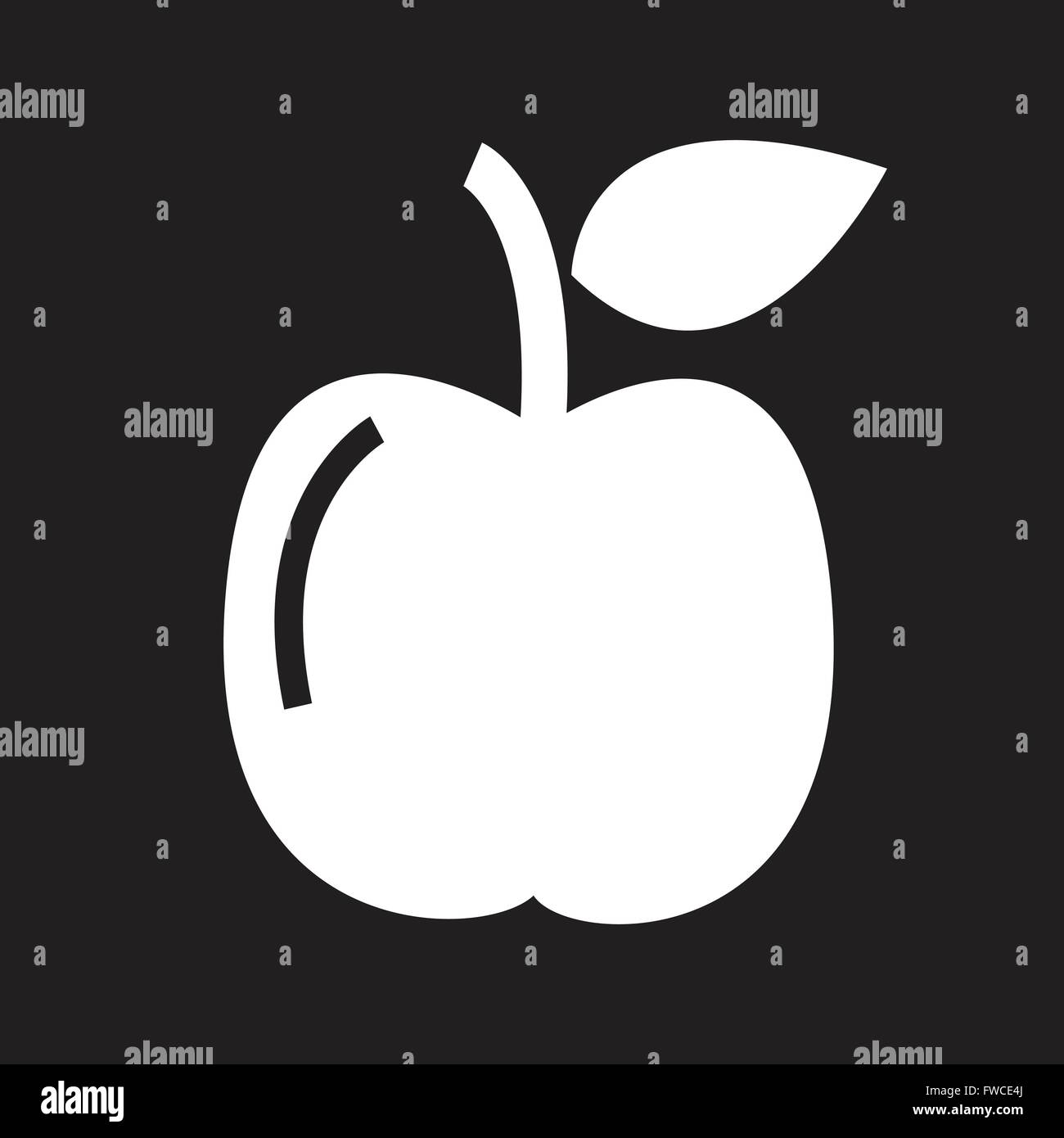 Apple crunch Stock Vector Images - Alamy