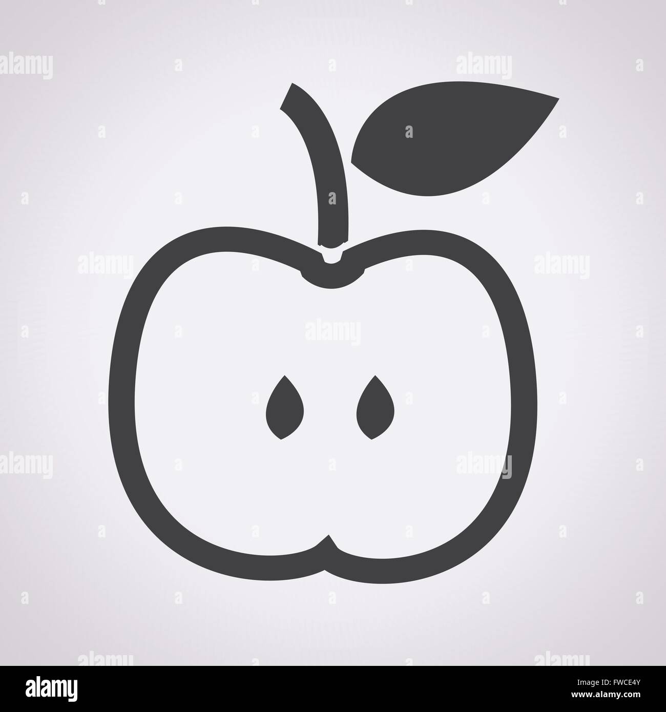 Apple crunch Stock Vector Images - Alamy