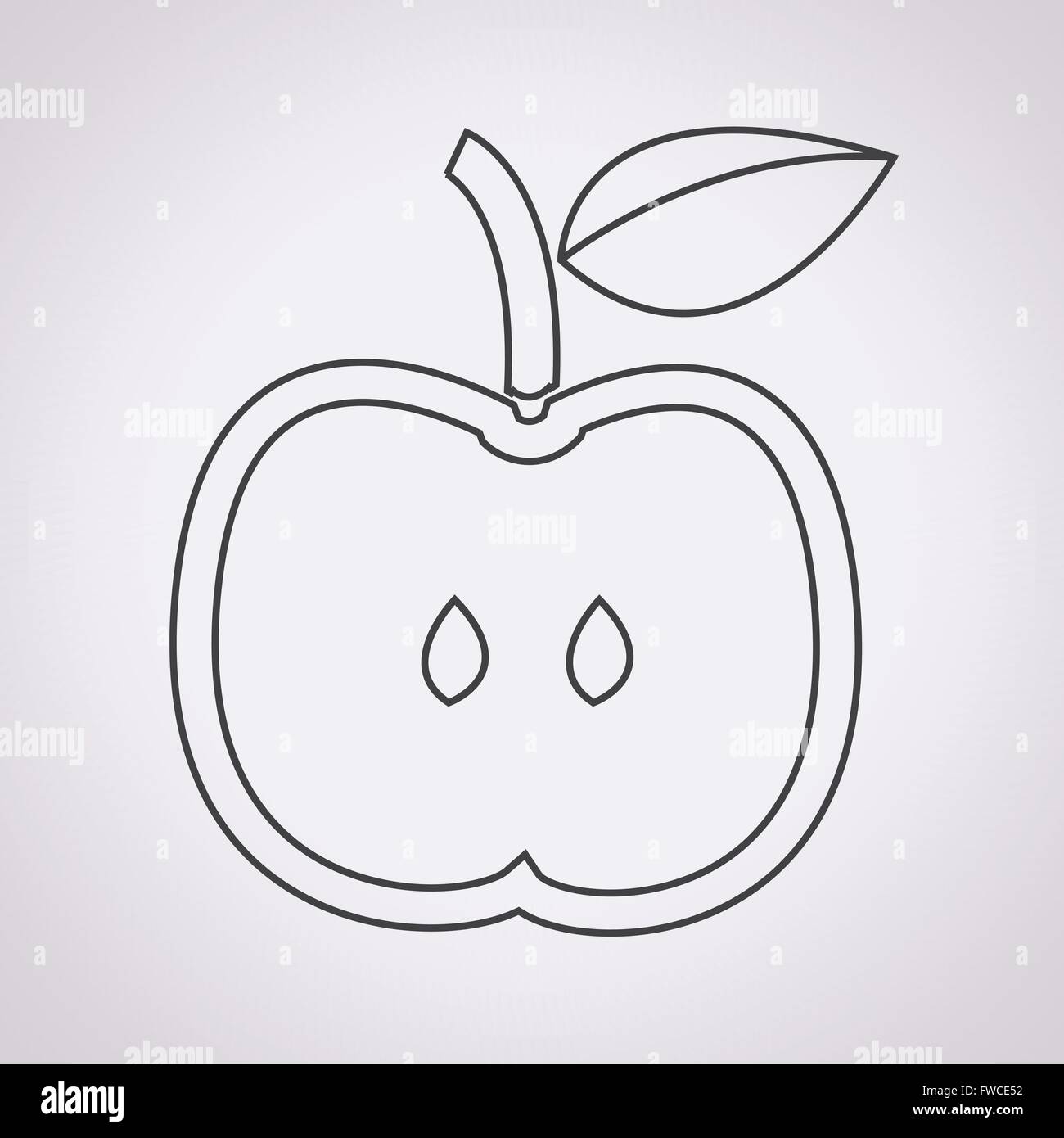 Apple crunch Stock Vector Images - Alamy