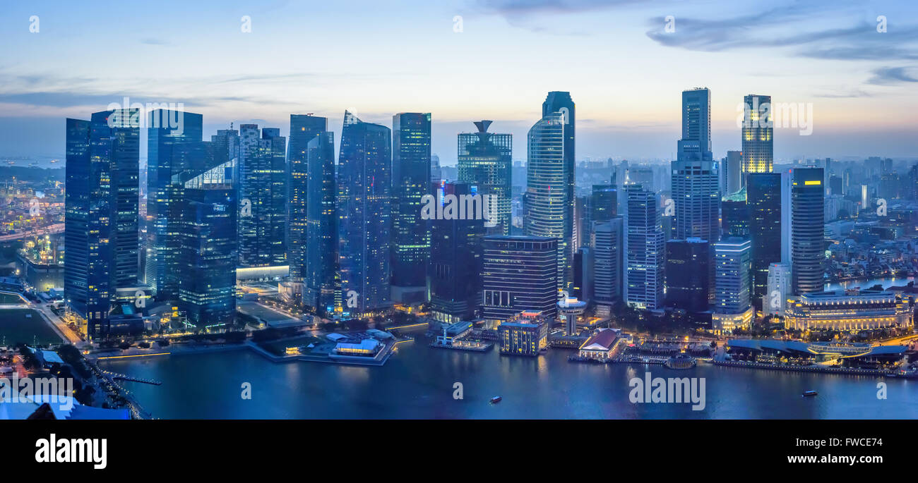 Aerial singapore hi-res stock photography and images - Alamy
