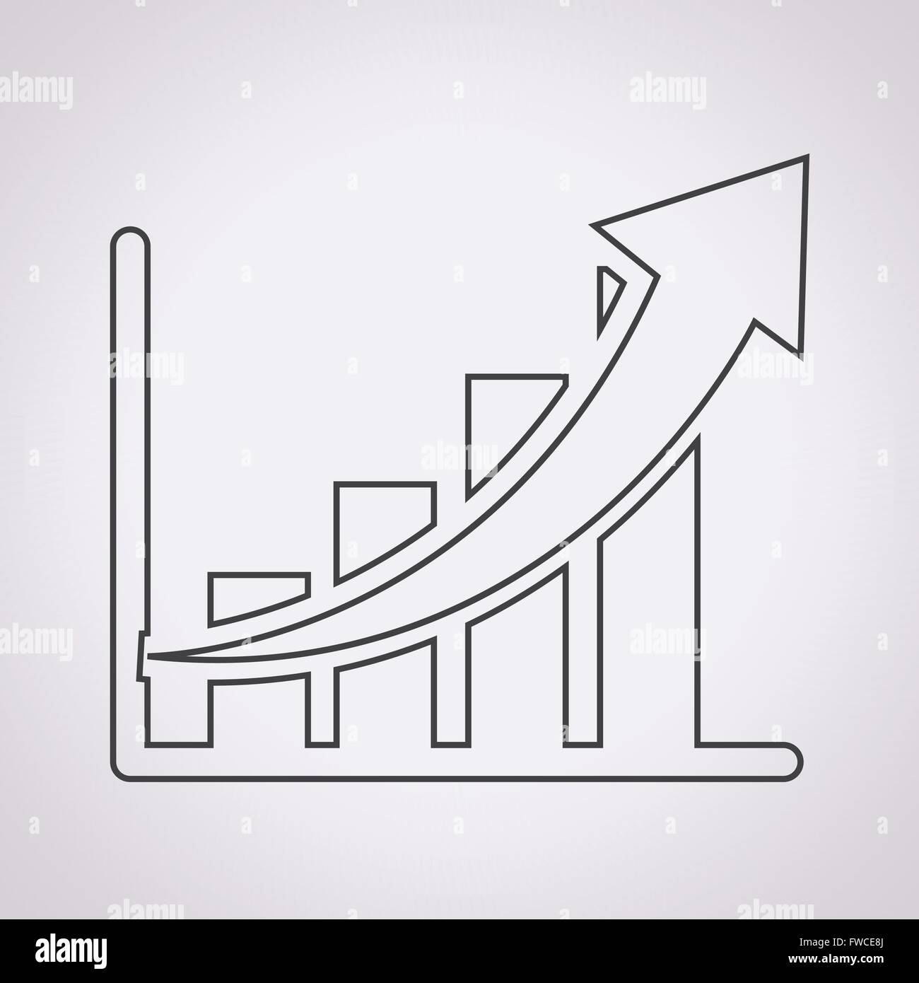 diagram graph icon Stock Vector Image & Art - Alamy