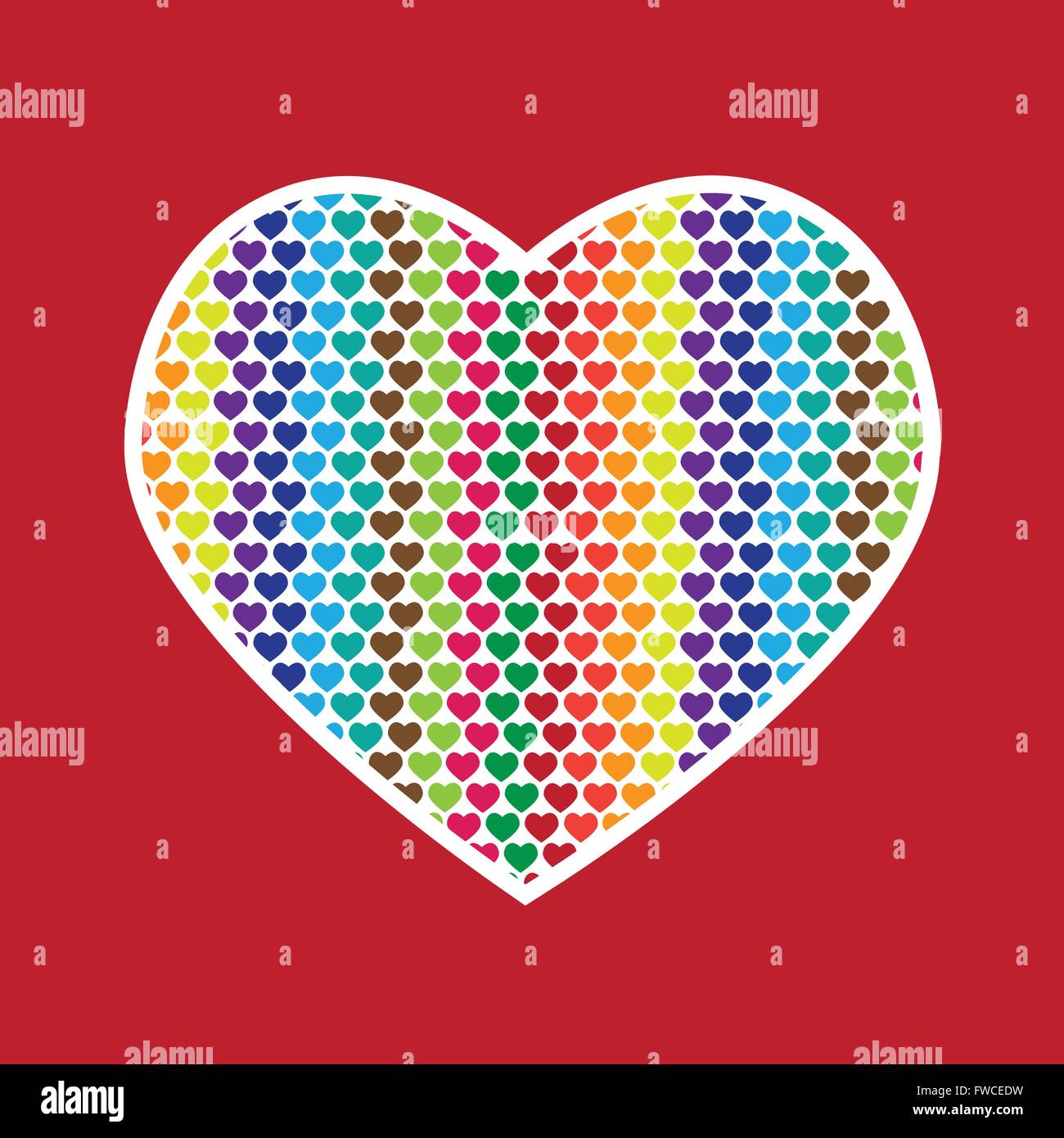 Heart Abstract Background Stock Vector Image & Art - Alamy