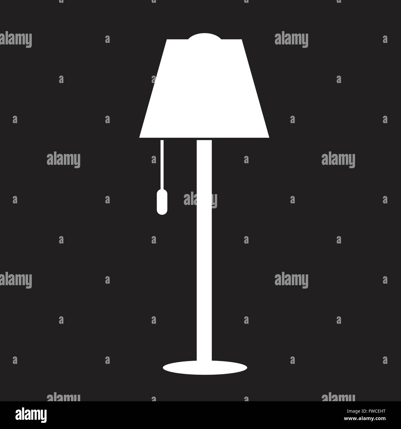 Floor Lamp Icon Stock Vector Image & Art - Alamy