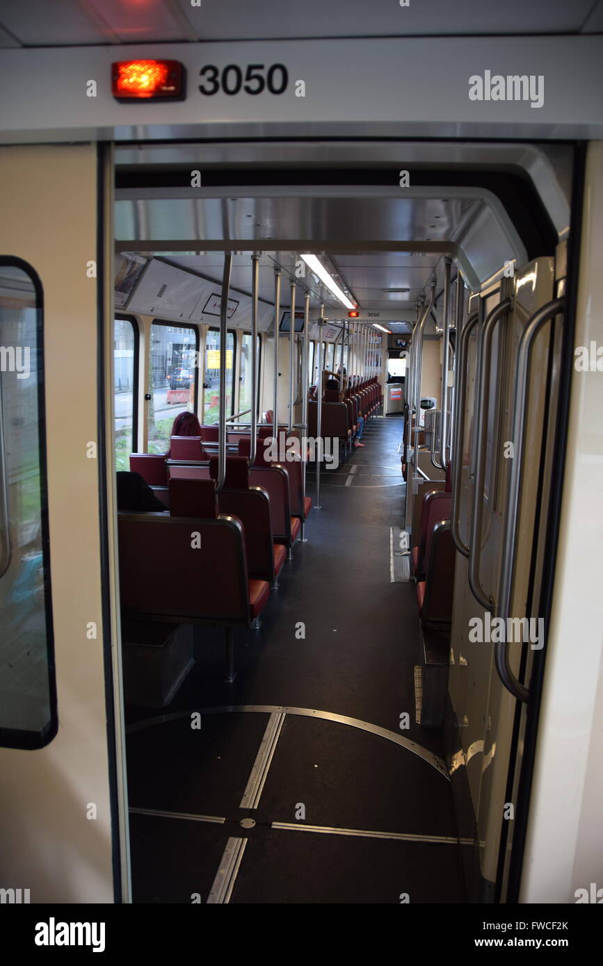 Interior view tram car hi-res stock photography and images - Alamy