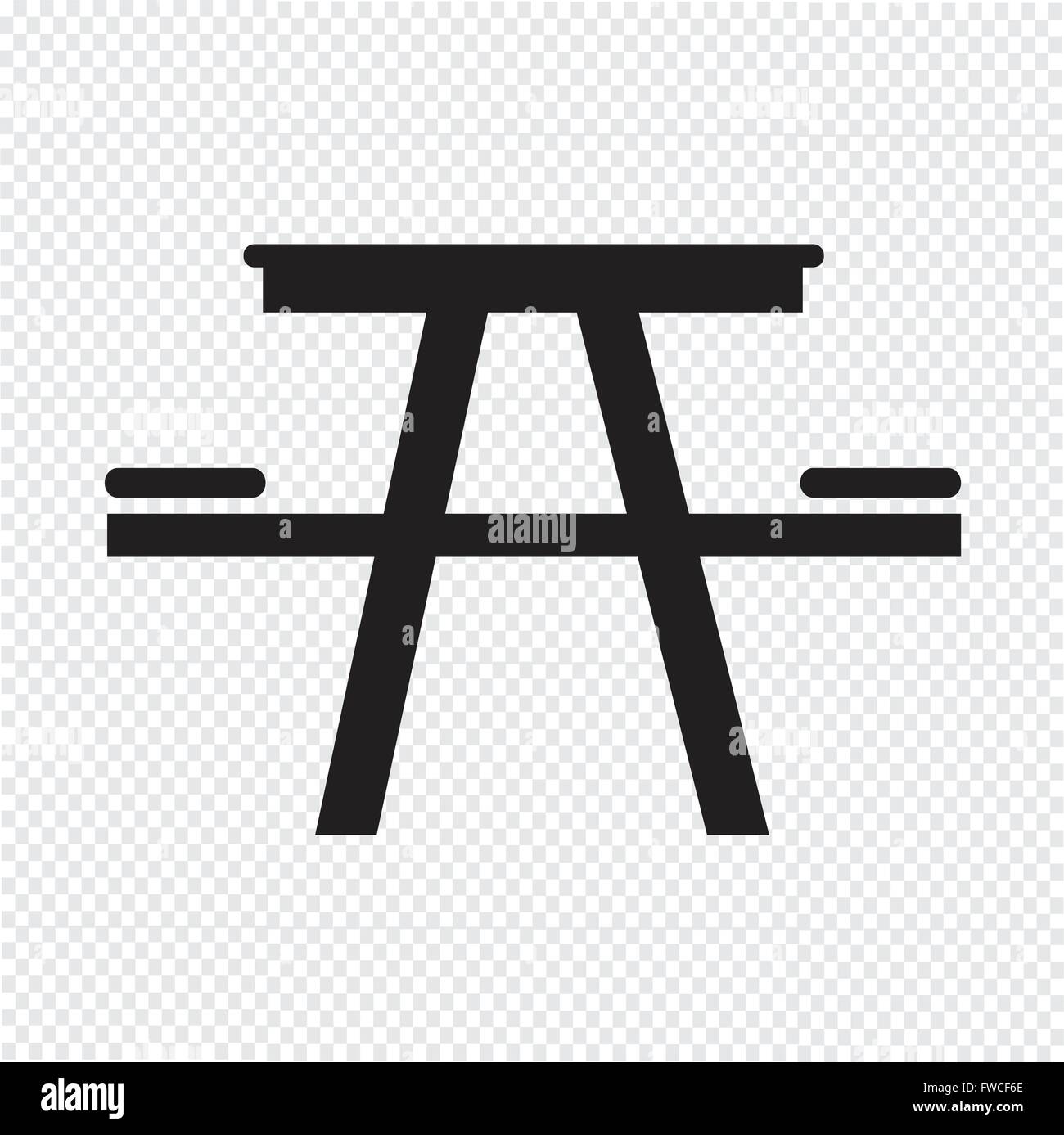 Camping table icon Stock Vector Image & Art - Alamy