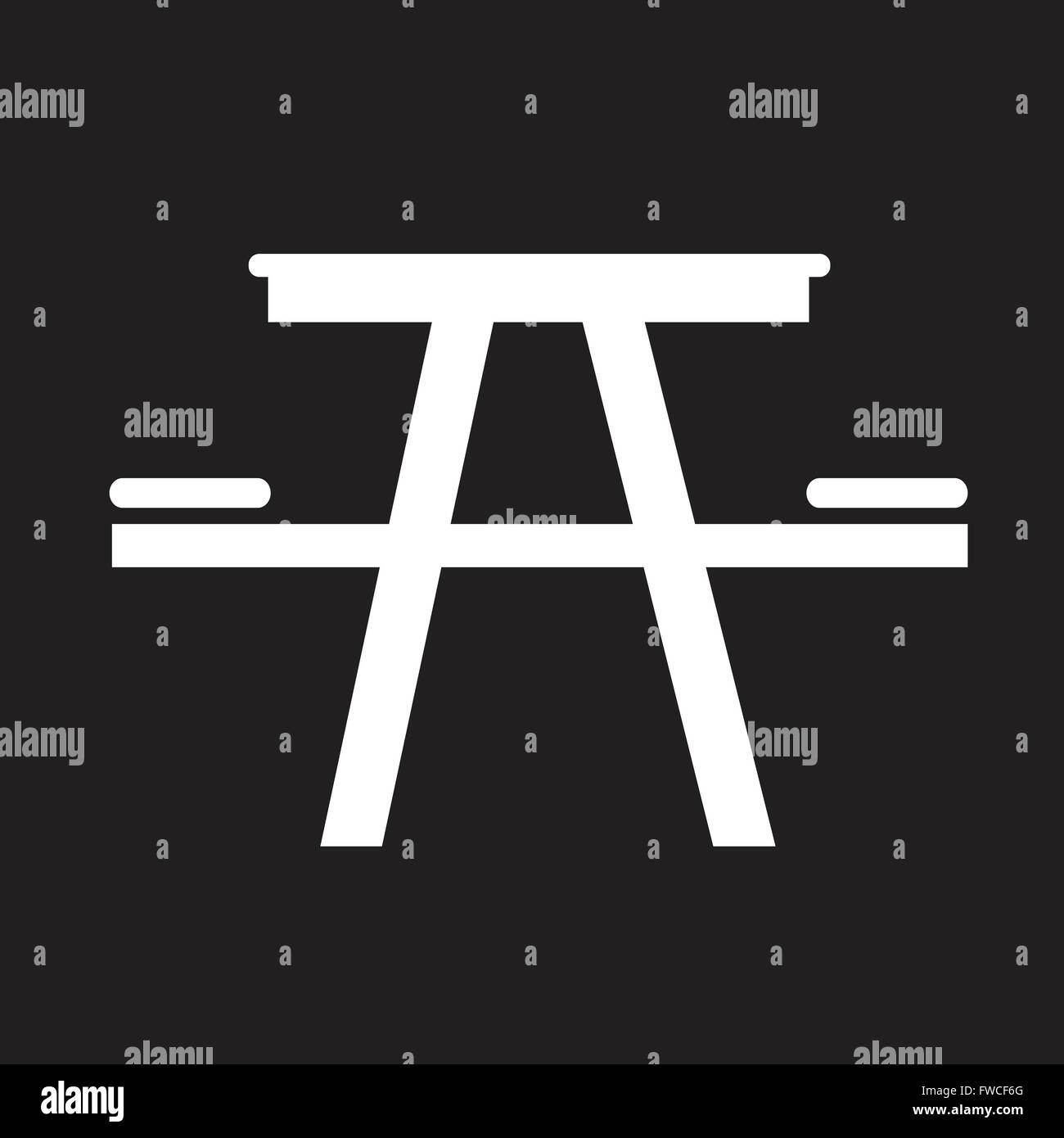 Camping table icon Stock Vector Image & Art - Alamy