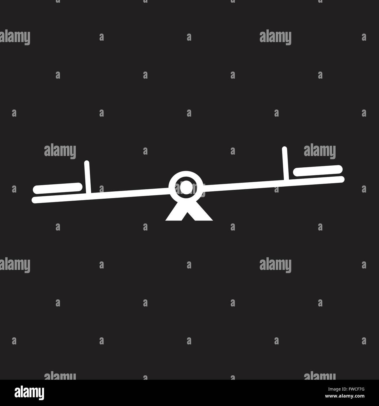 teeter icon Stock Vector Image & Art - Alamy
