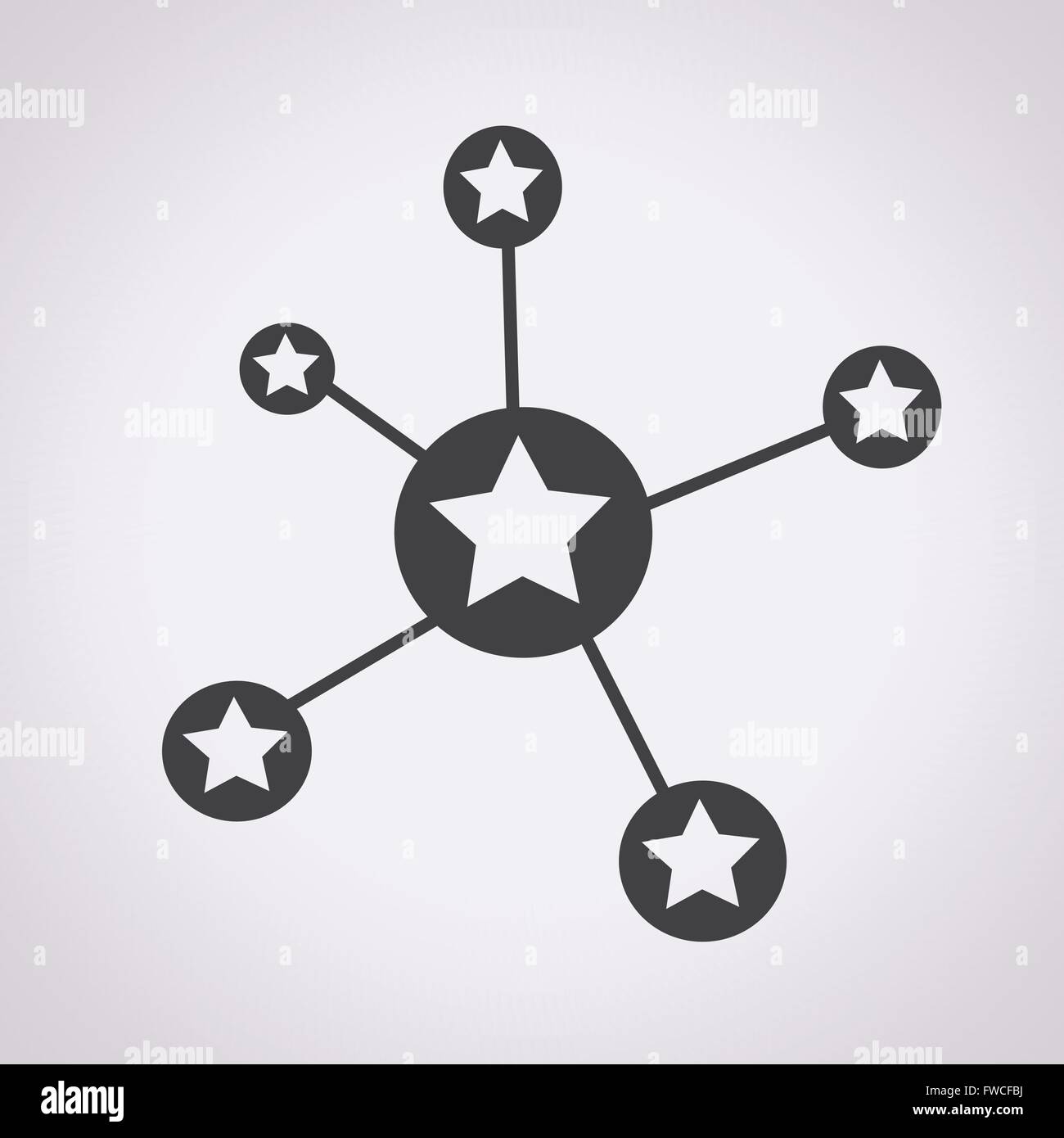 Social star network icon Stock Vector Image & Art - Alamy