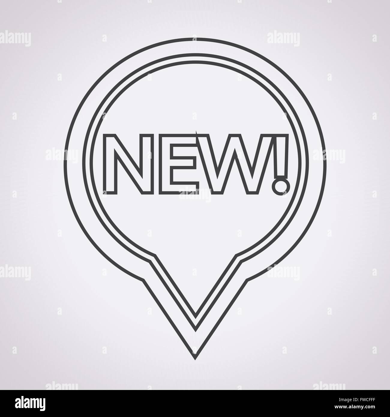 New sign icon Stock Vector Image & Art - Alamy