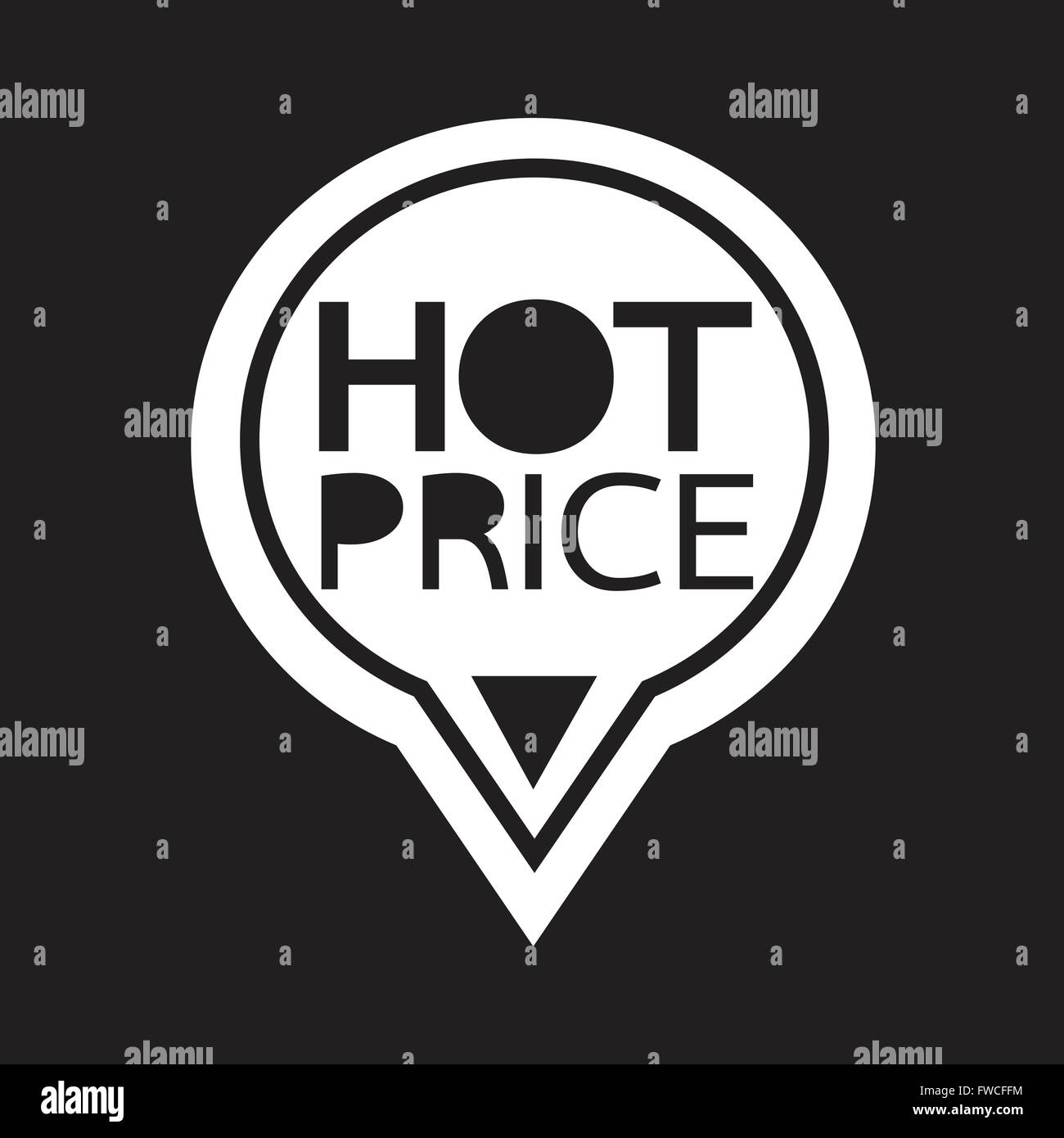 hot price icon Stock Vector Image & Art - Alamy