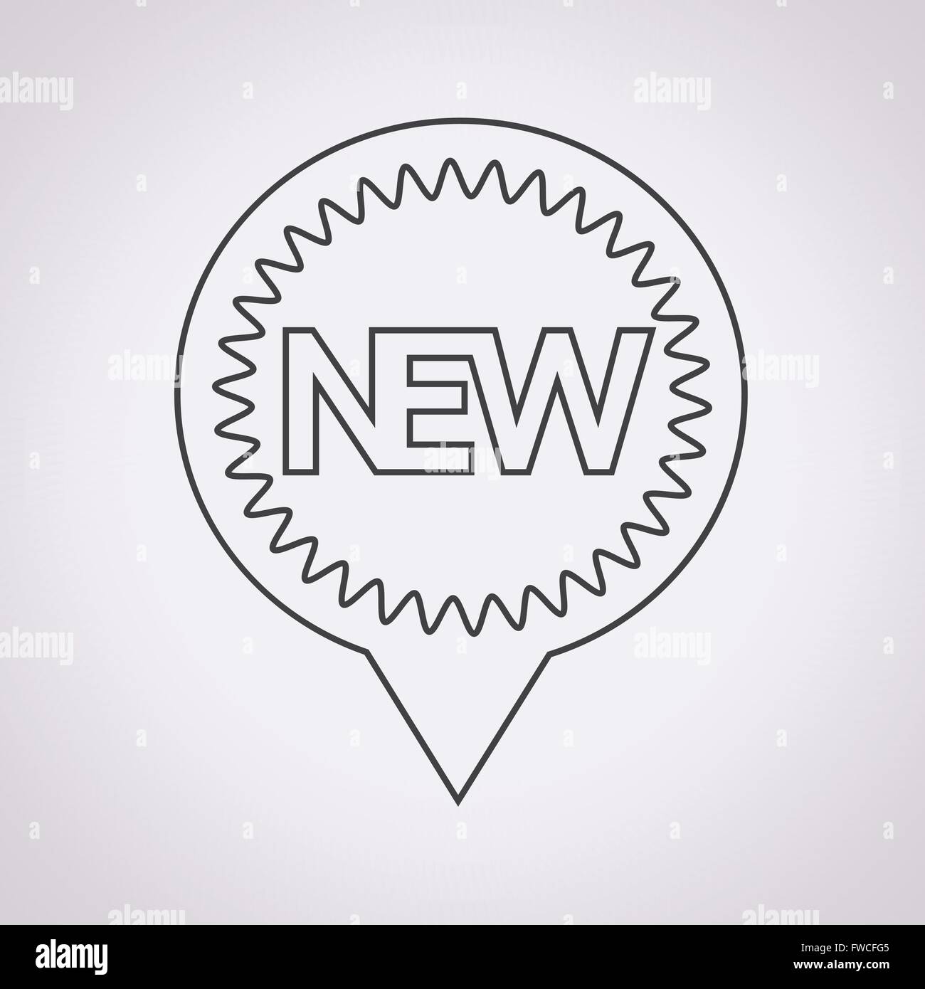 New sign icon Stock Vector Image & Art - Alamy