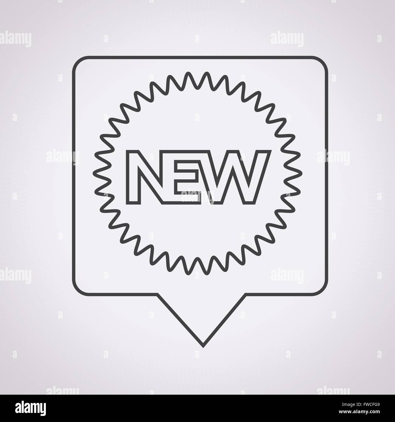 New sign icon Stock Vector Image & Art - Alamy