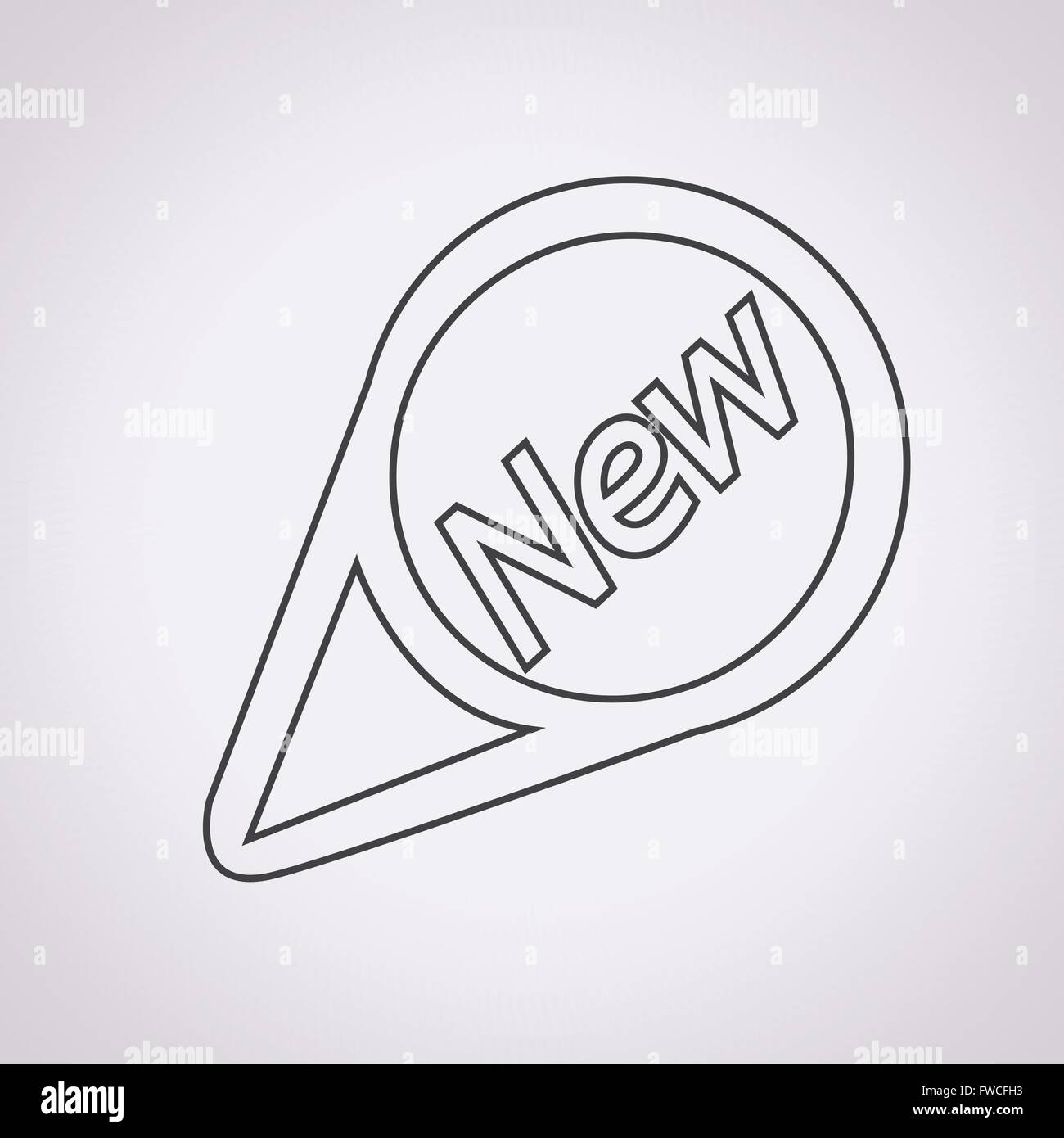 New icon design Stock Vector Image & Art - Alamy