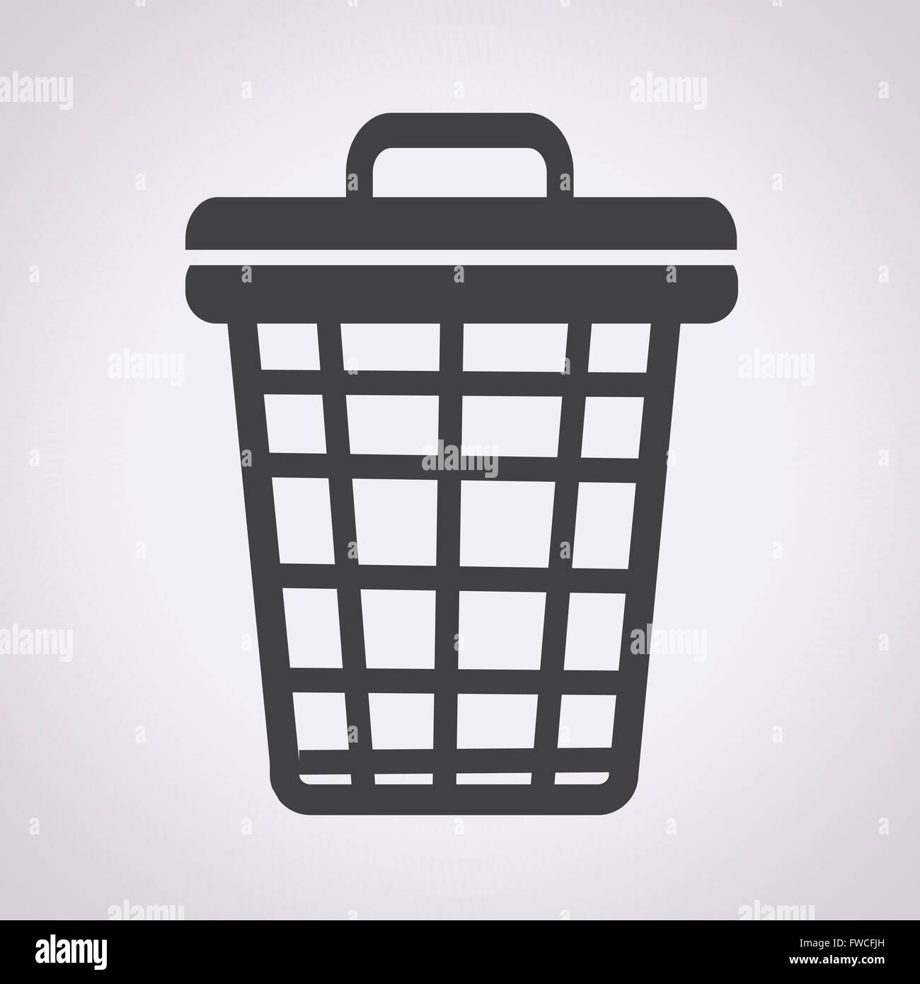 trash bin icon Stock Vector Image & Art - Alamy