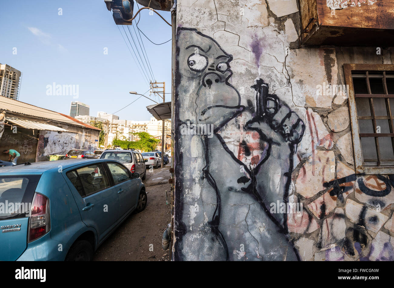 Monkey Graffiti High Resolution Stock Photography and Images - Alamy