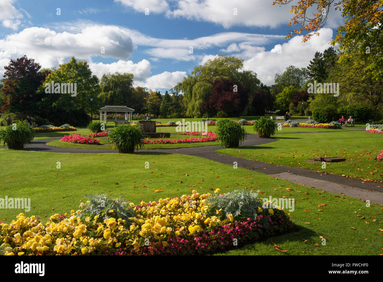 Valley Gardens, Harrogate, Yorkshire, England - beautiful park with ...
