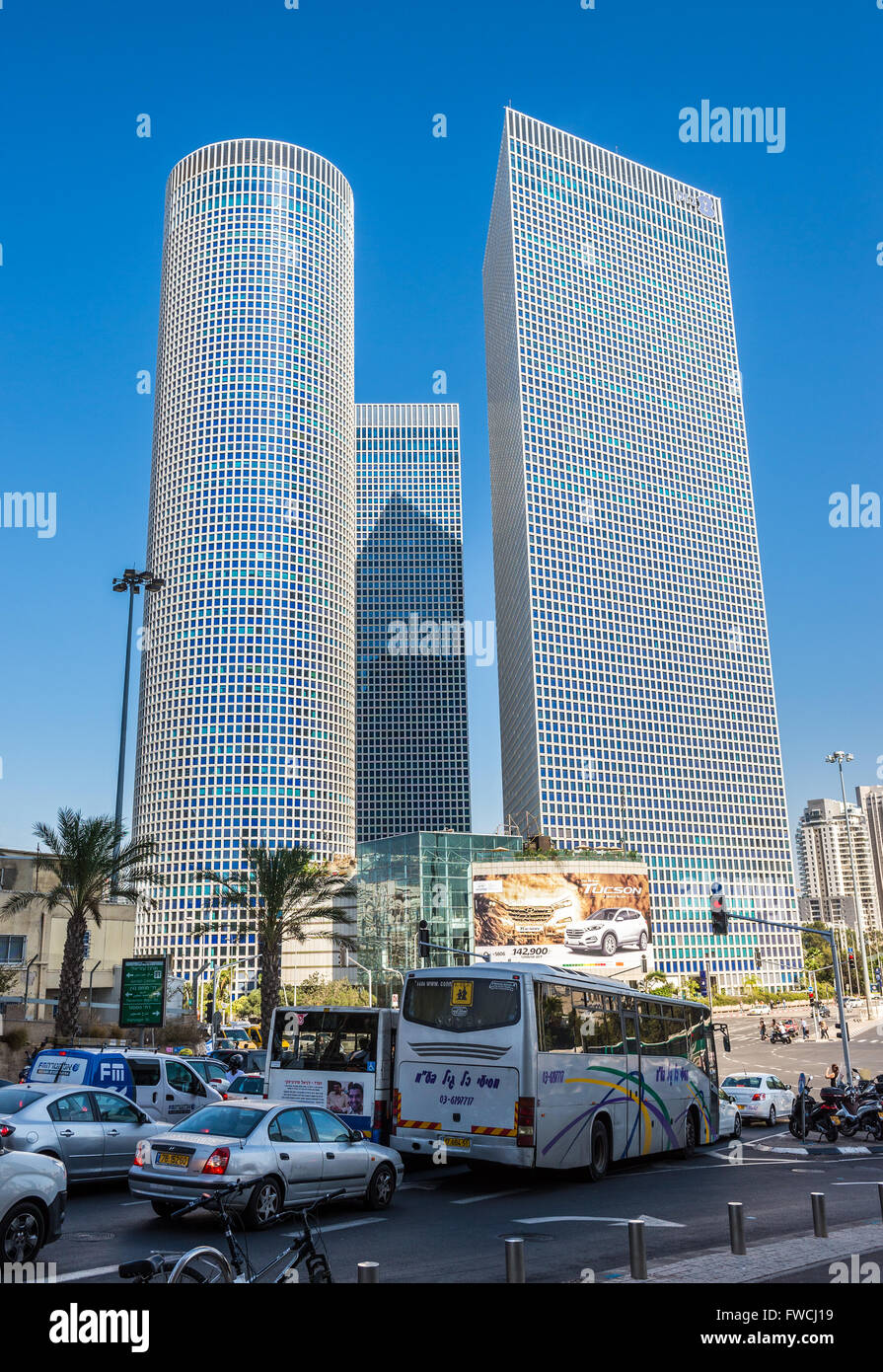 Azrieli center towers hi-res stock photography and images - Alamy