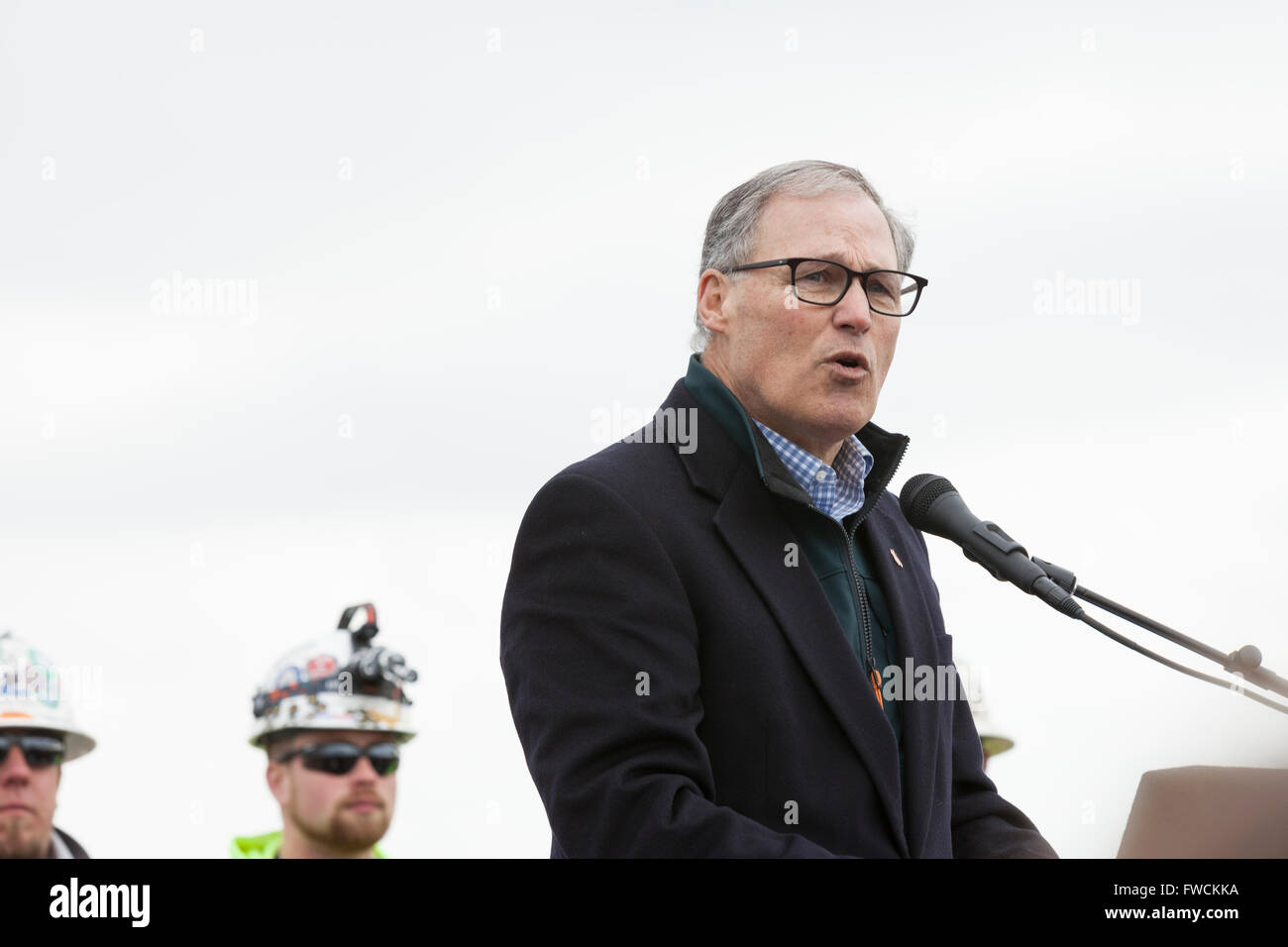 Seattle, Washington, USA. 2nd April, 2016. Washington State Governor ...