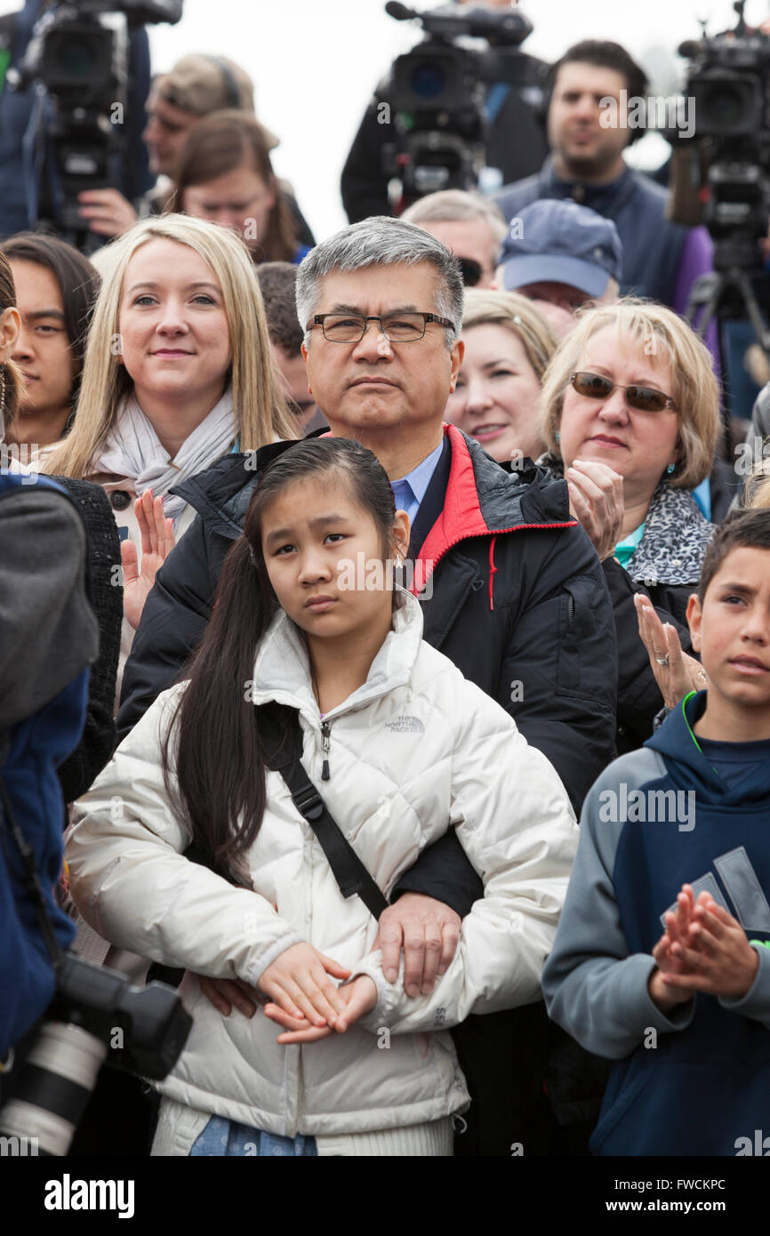 Seattle, Washington, USA. 2nd April, 2016. Former Washington State ...