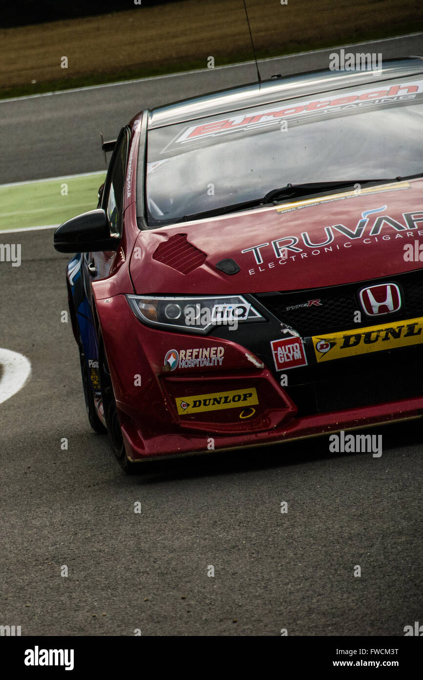 Fawkham, Longfield, UK. 3rd April, 2016. Eurotech Tacing Honda Civic ...