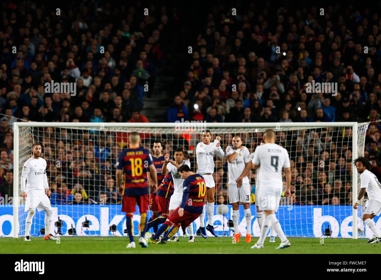 Barcelona, Spain. © D. 2nd Apr, 2016. Lionel Messi (Barcelona ...
