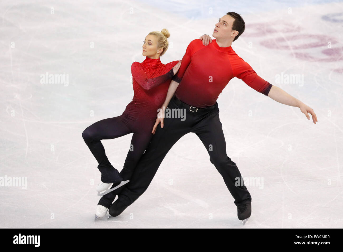 Boston, USA. 2nd Apr, 2016. Aliona Savchenko and Bruno Massot (GER ...